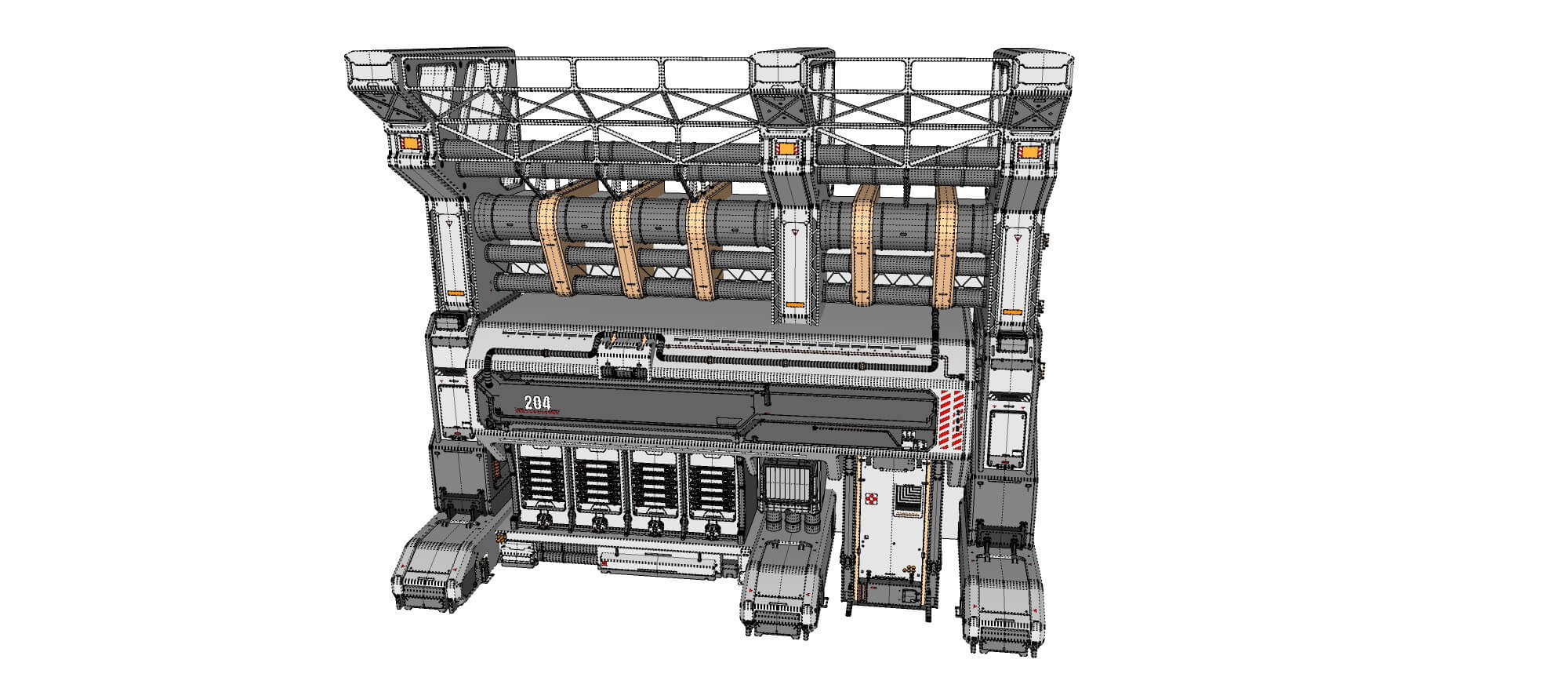 Sci-Fi Modular Environment 3 3D Model by Chtazi