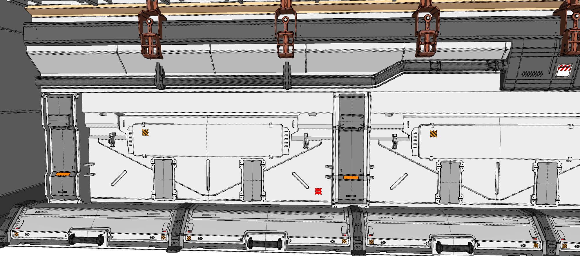 Sci-Fi Modular Environment 5 3D Model by Chtazi