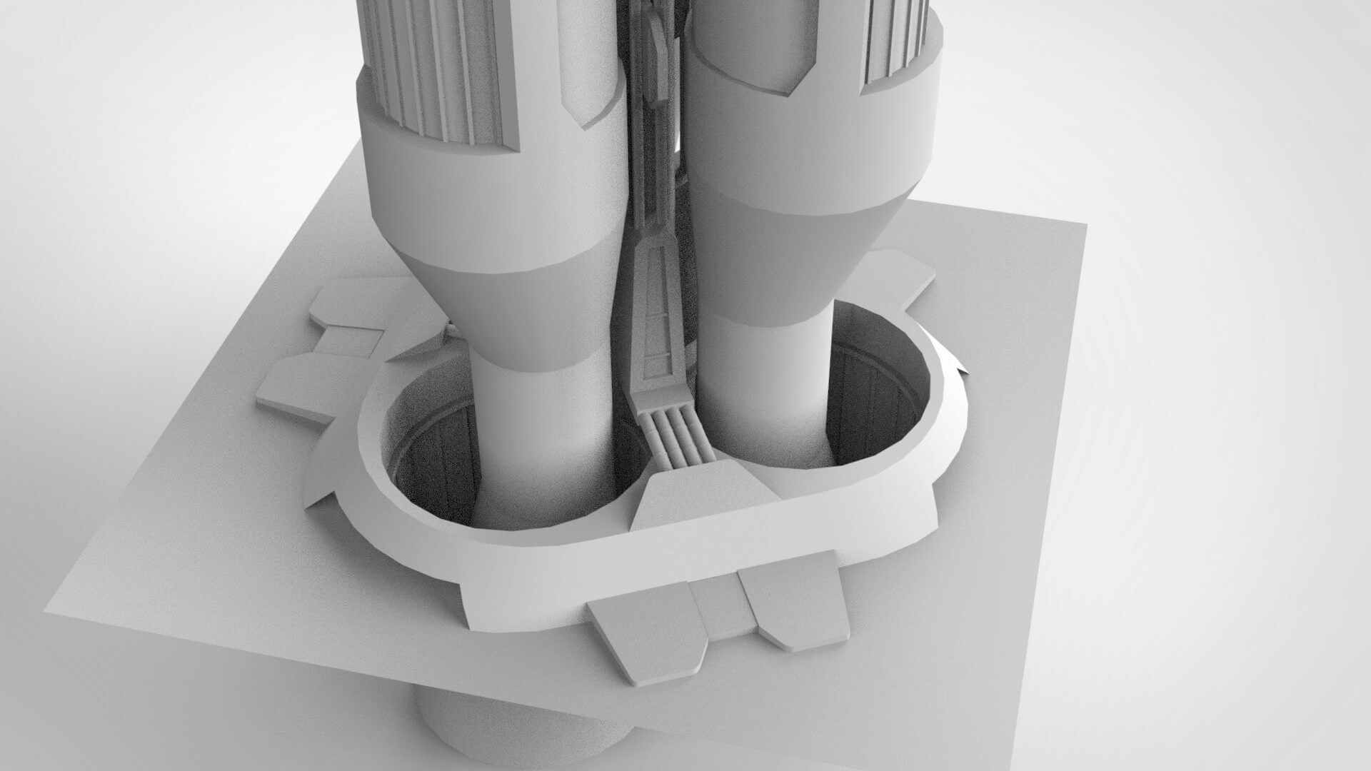 Sci Fi Modular Environment 6 - 3D Model by Chtazi