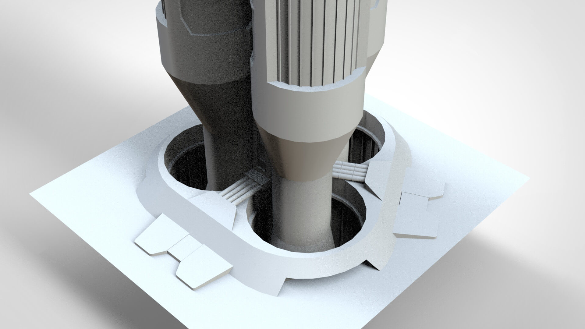 Sci Fi Modular Environment 6 - 3D Model by Chtazi