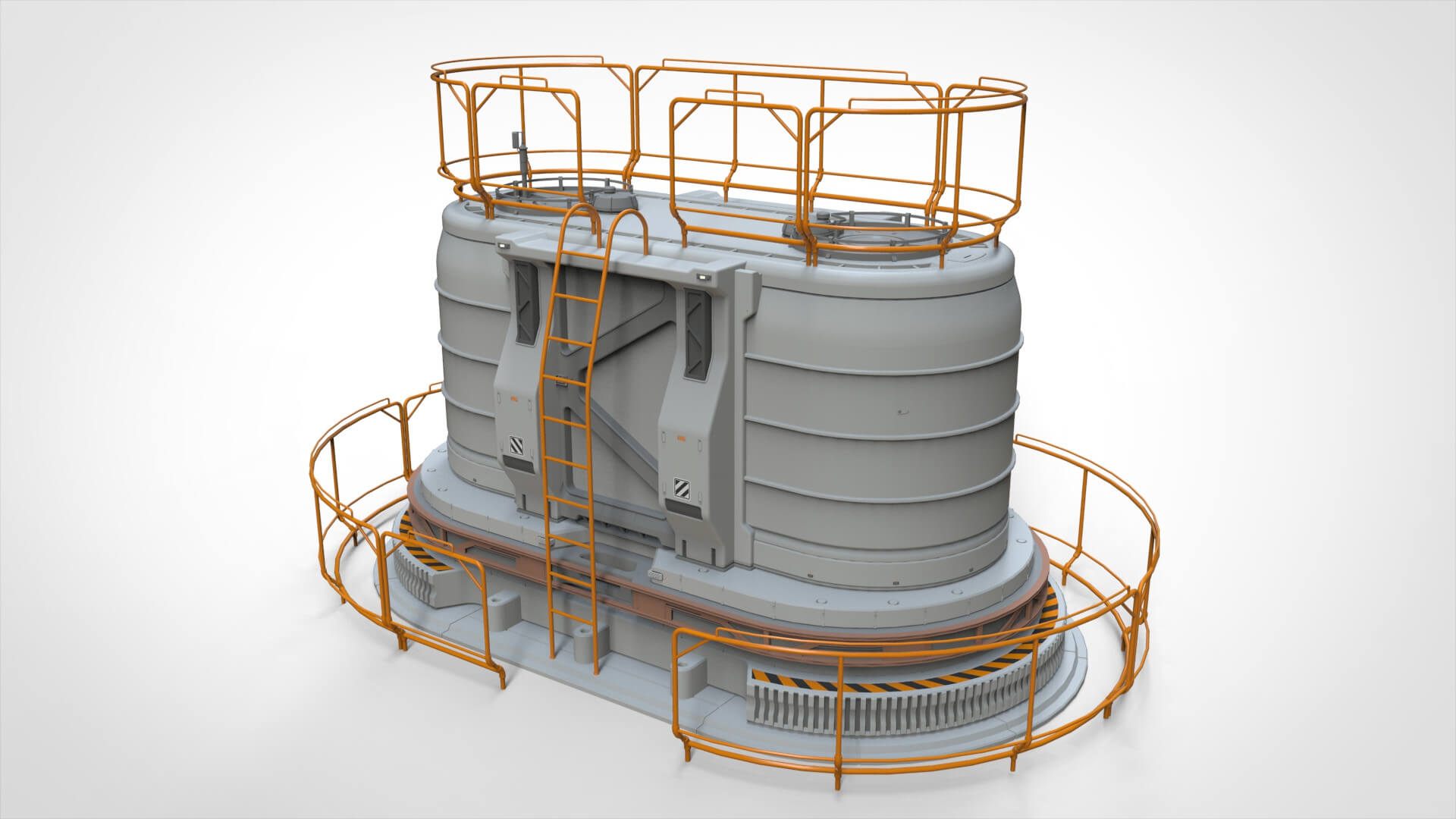 Sci Fi Modular Environment 7 - 3D Model by Chtazi