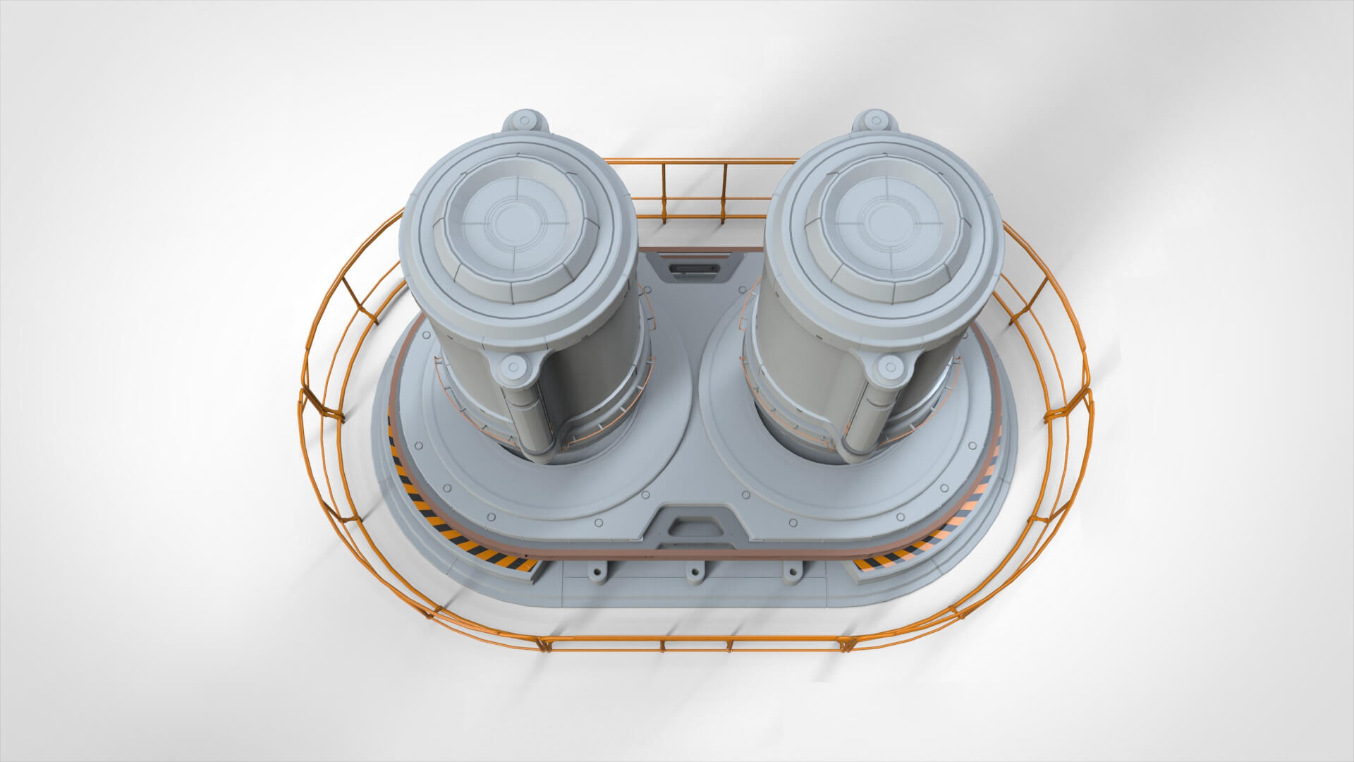 Sci Fi Modular Environment 7 - 3D Model by Chtazi