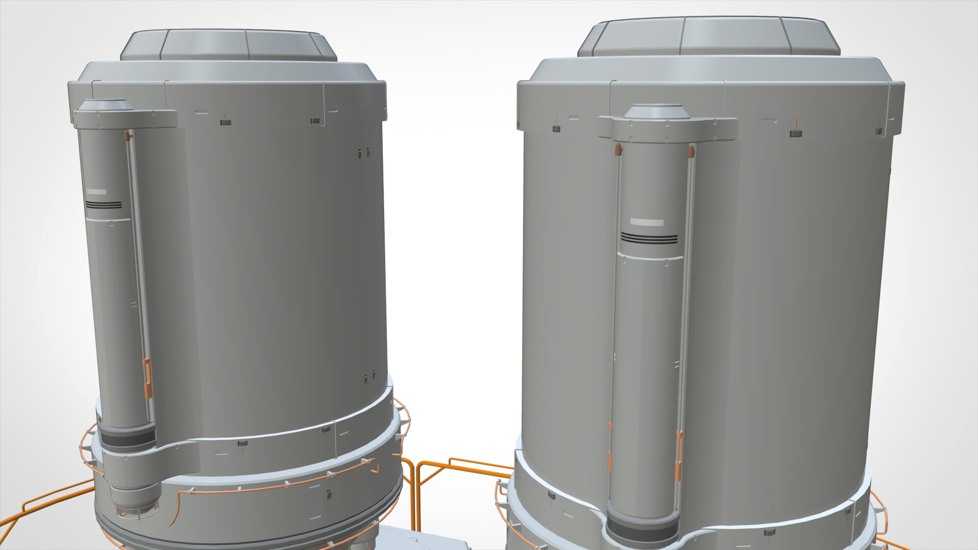 Sci Fi Modular Environment 7 - 3D Model by Chtazi