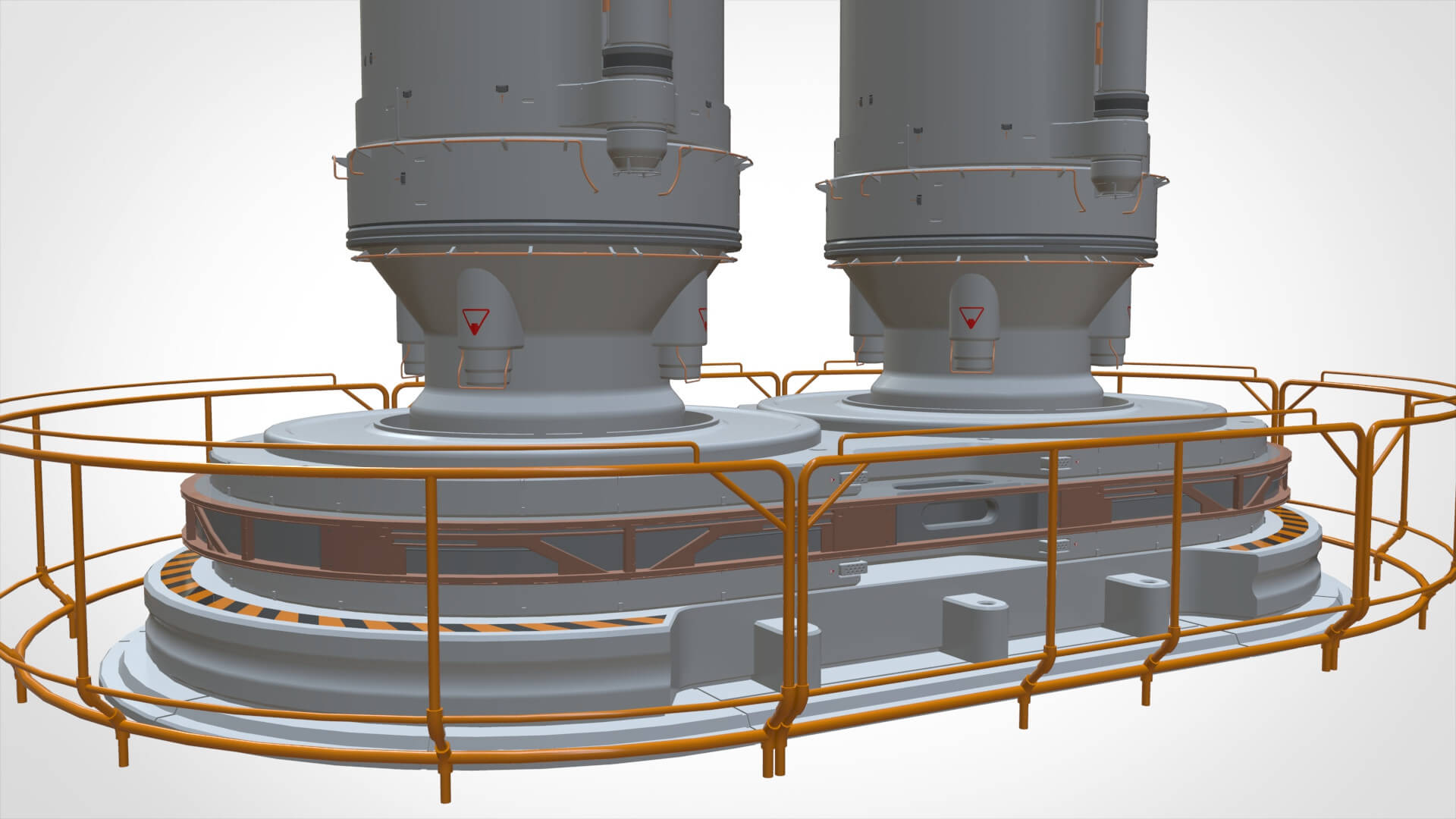 Sci Fi Modular Environment 7 - 3D Model by Chtazi