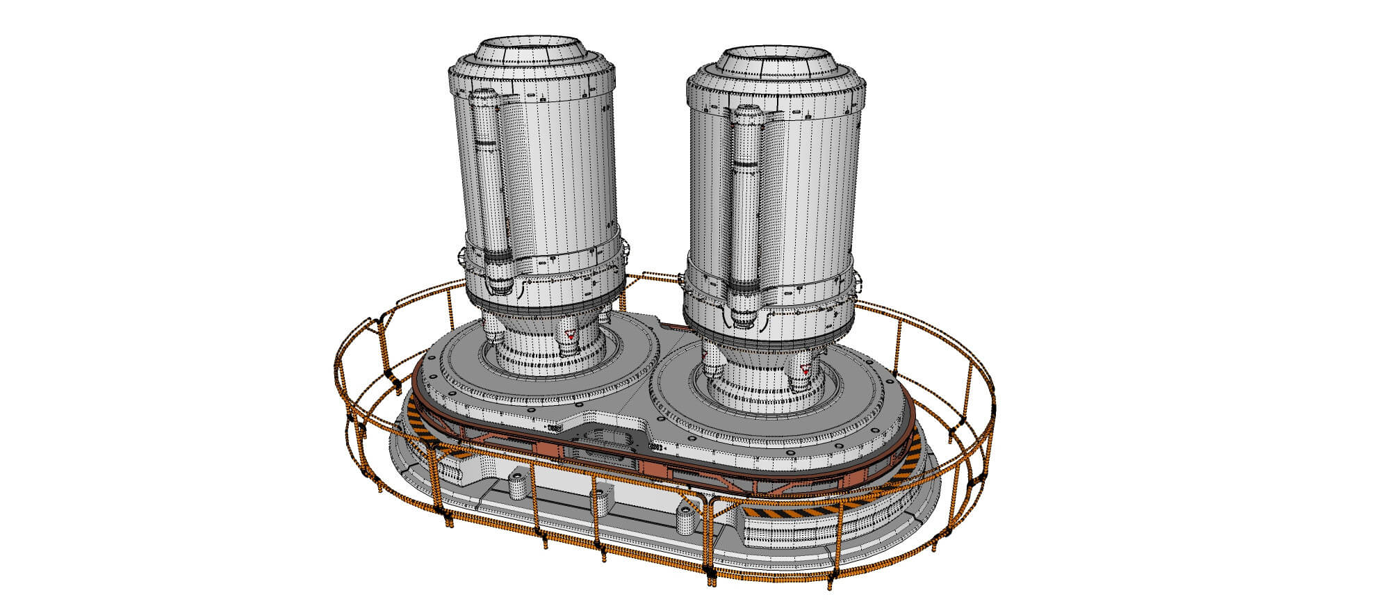 Sci Fi Modular Environment 7 - 3D Model by Chtazi