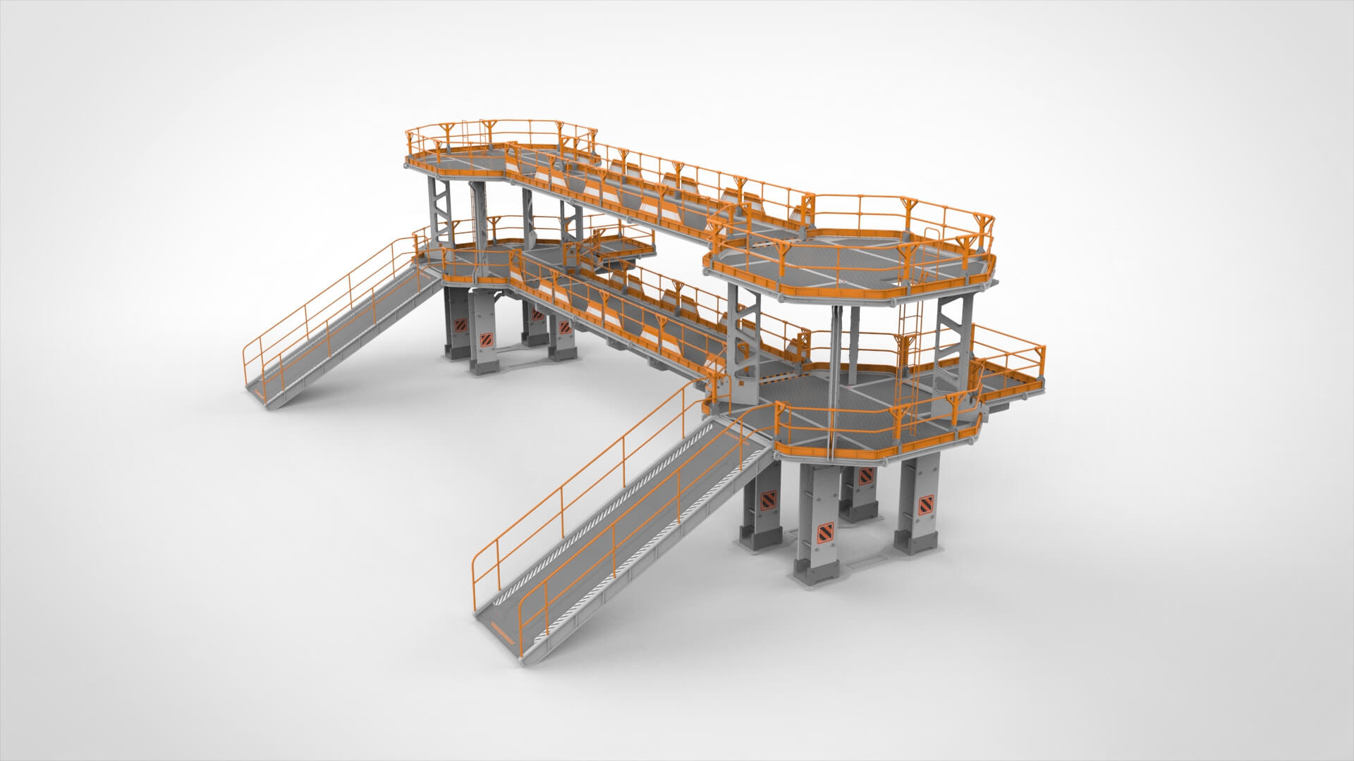 Sci-Fi Modular Environment 9 3D Model by Chtazi