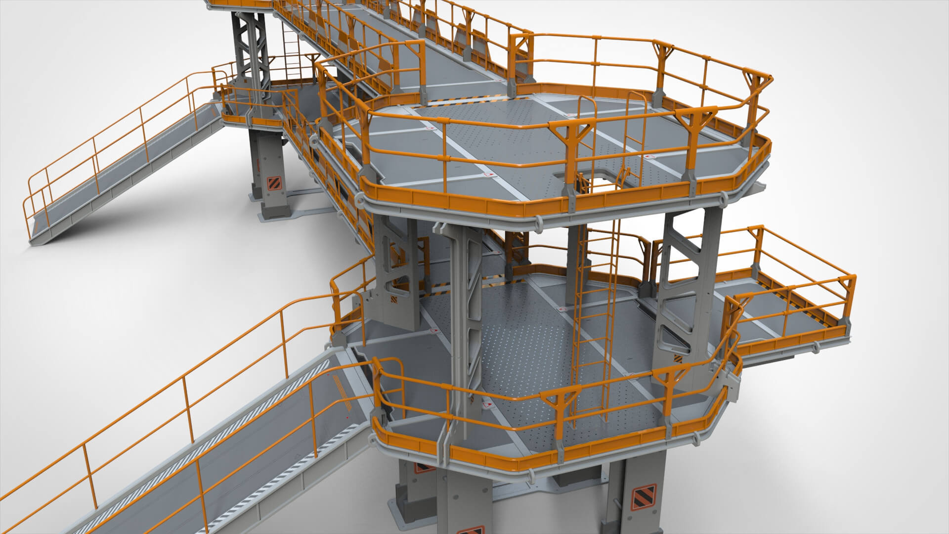 Sci-Fi Modular Environment 9 3D Model by Chtazi