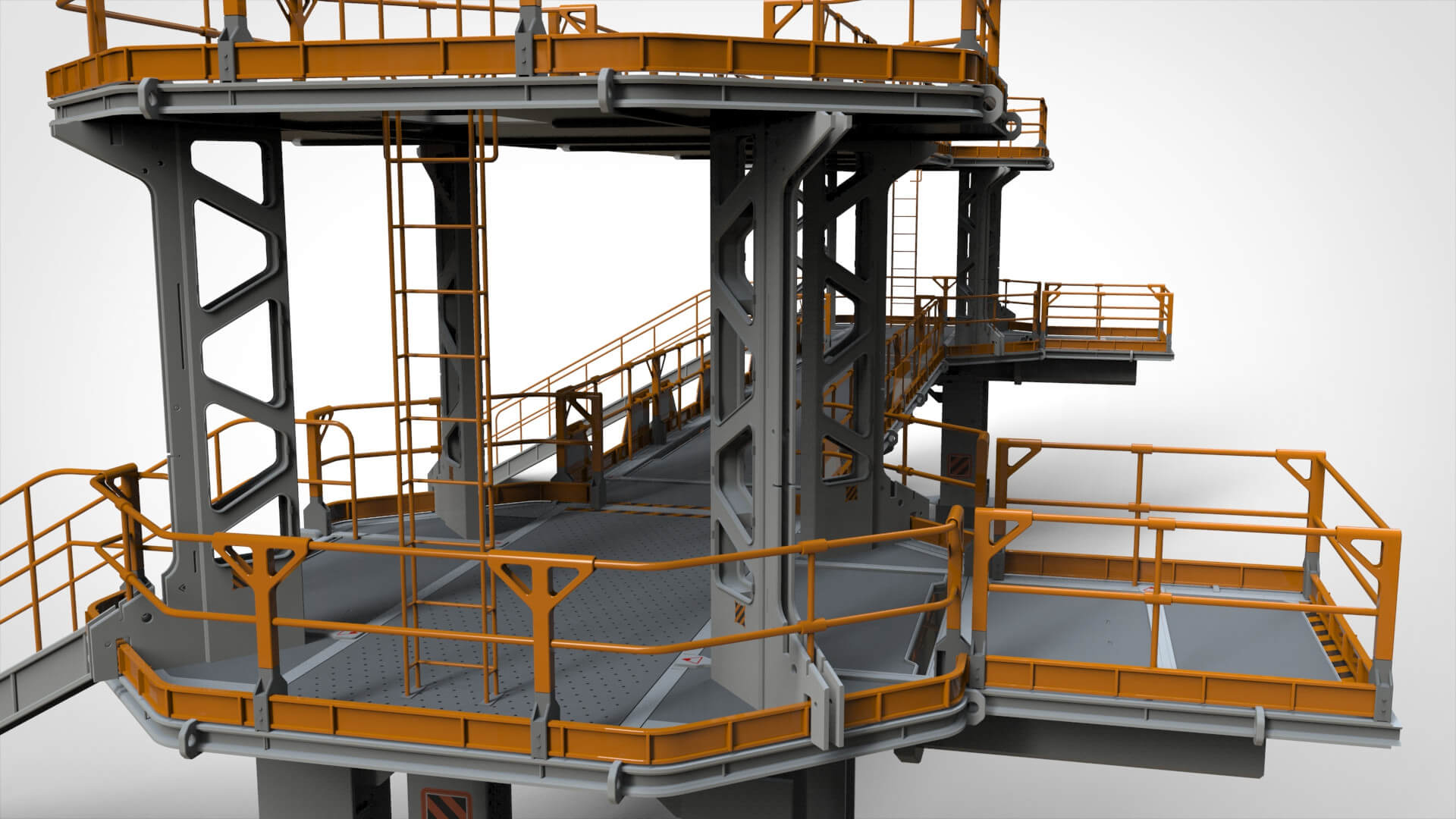 Sci-Fi Modular Environment 9 3D Model by Chtazi