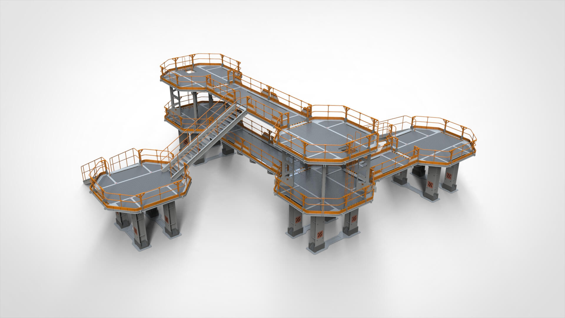 Sci-Fi Modular Environment 9 3D Model by Chtazi