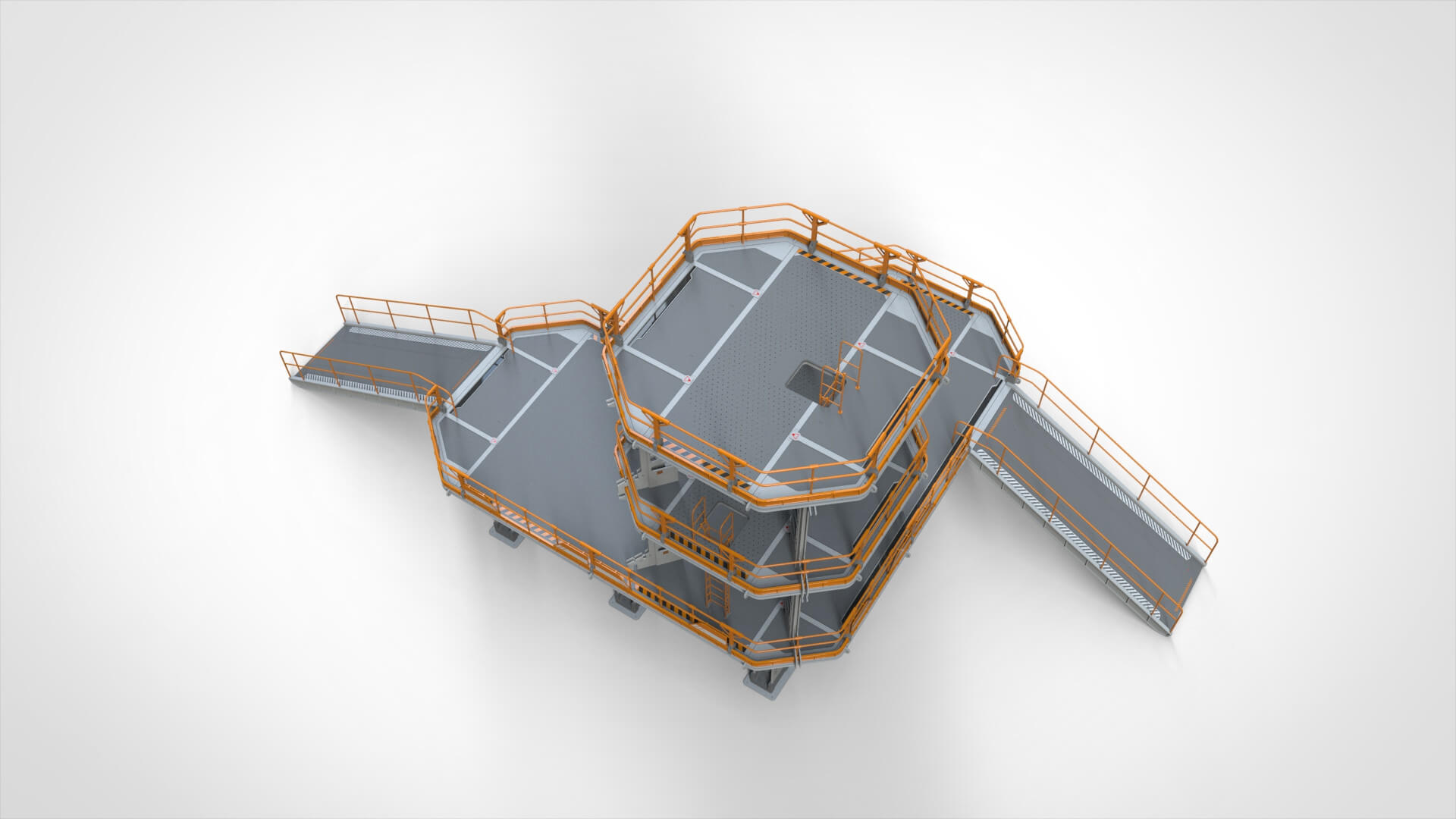 Sci-Fi Modular Environment 9 3D Model by Chtazi