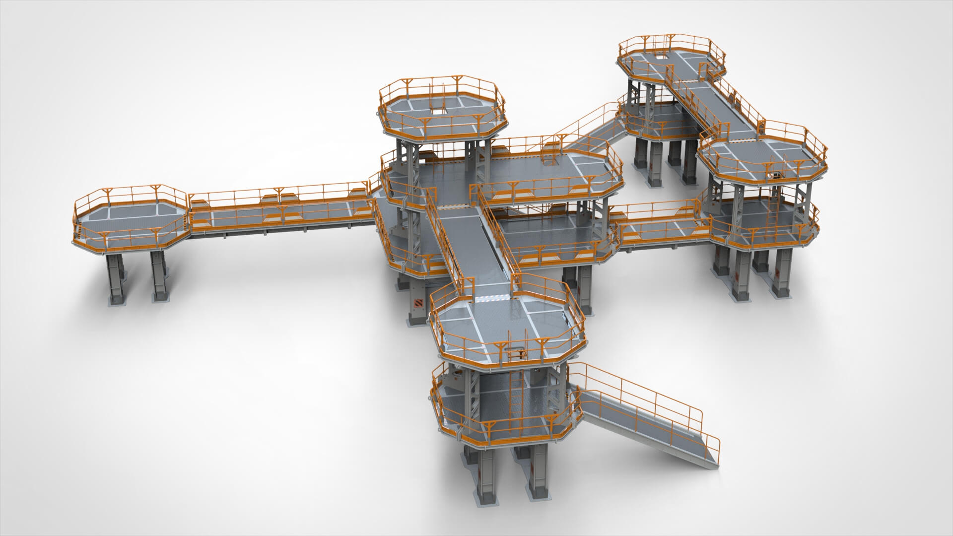 Sci-Fi Modular Environment 9 3D Model by Chtazi