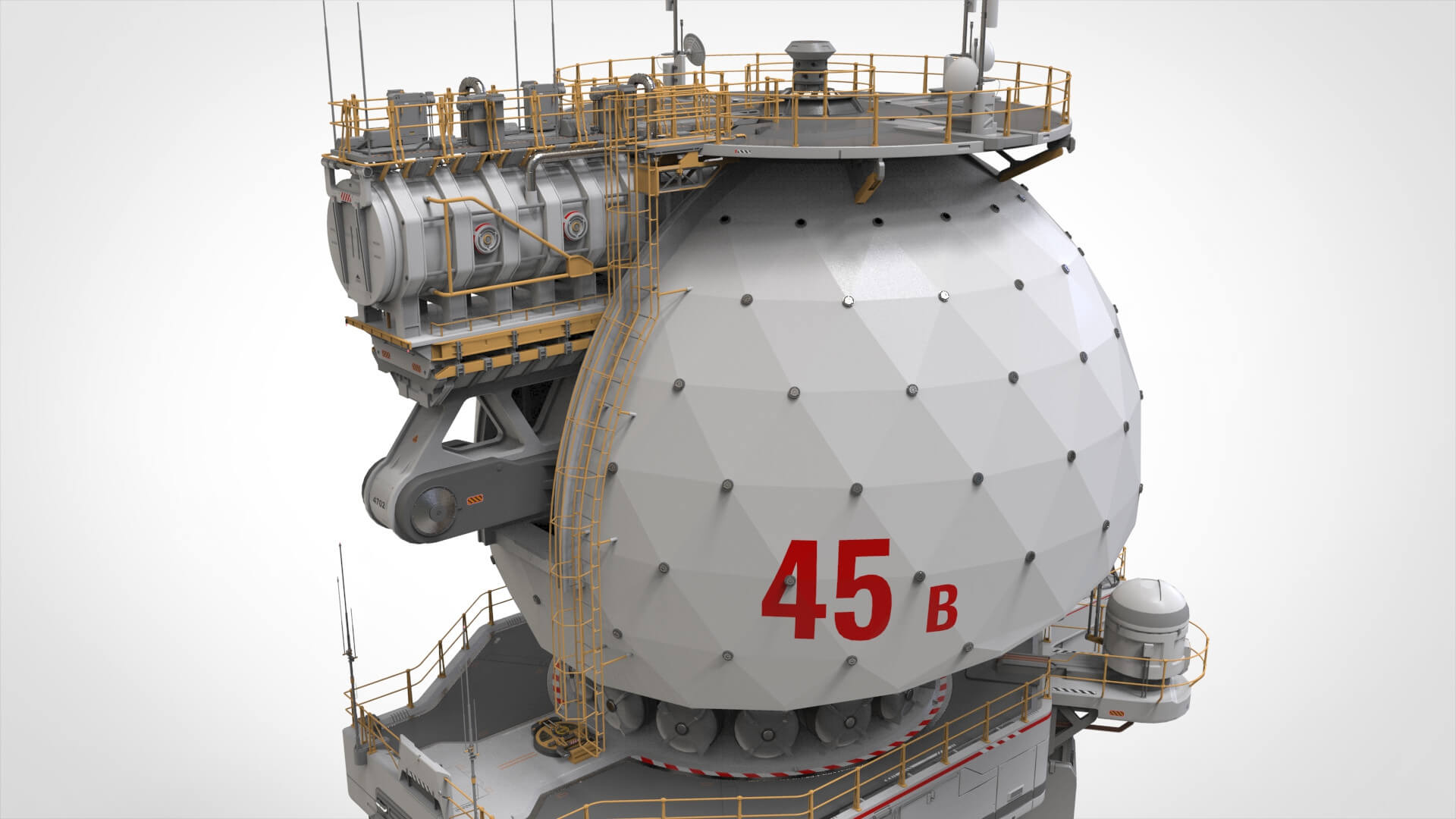 Sci-Fi Observation Post 3D Model by Chtazi