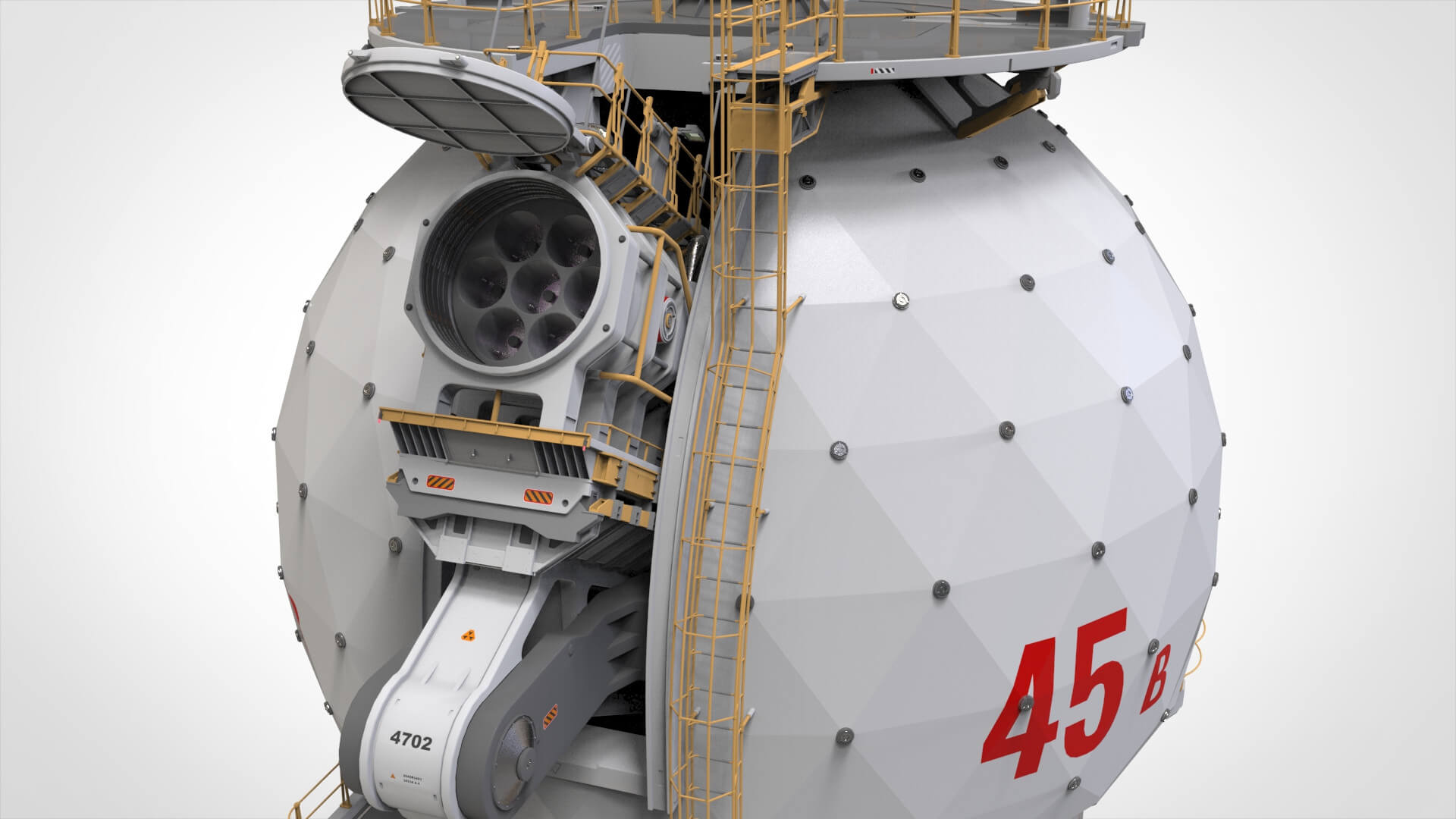 Sci-Fi Observation Post 3D Model by Chtazi
