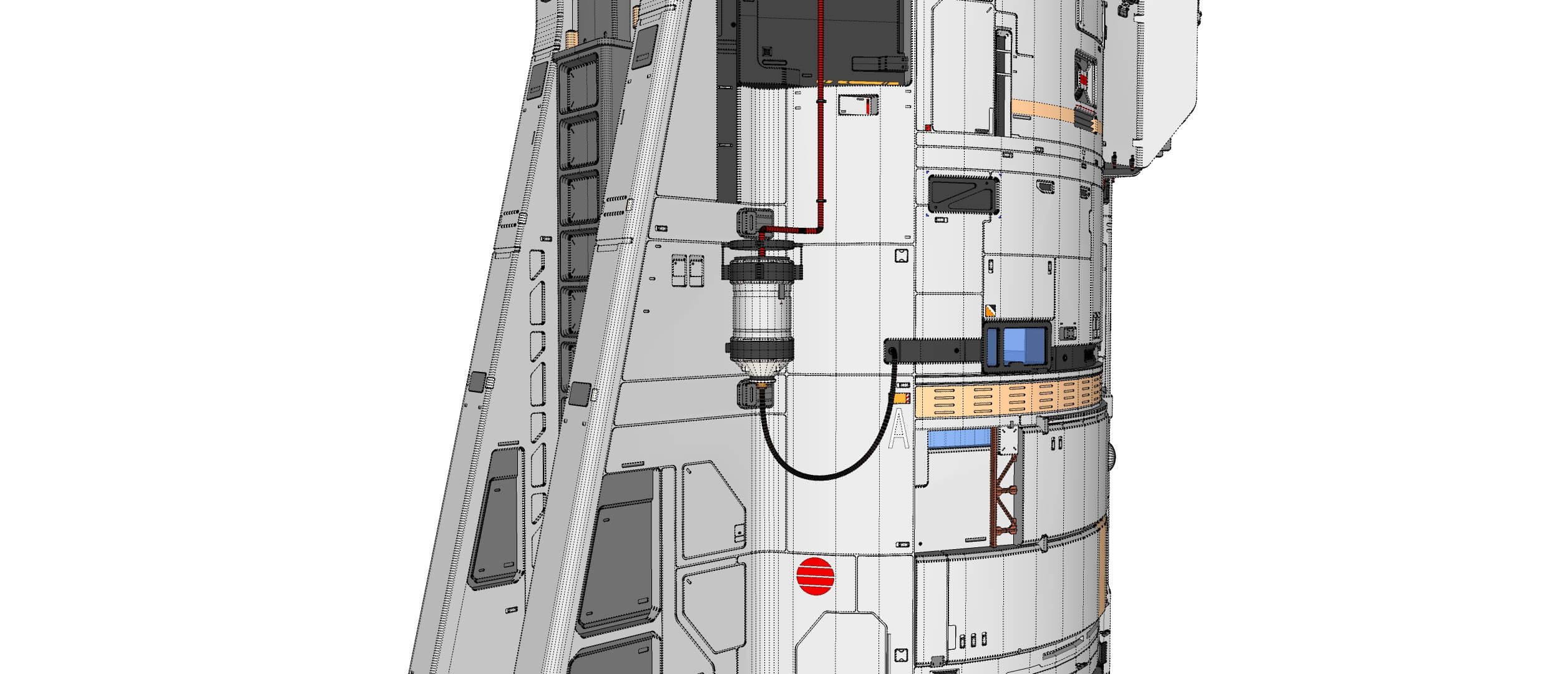 Sci-Fi Observation Post 3D Model by Chtazi