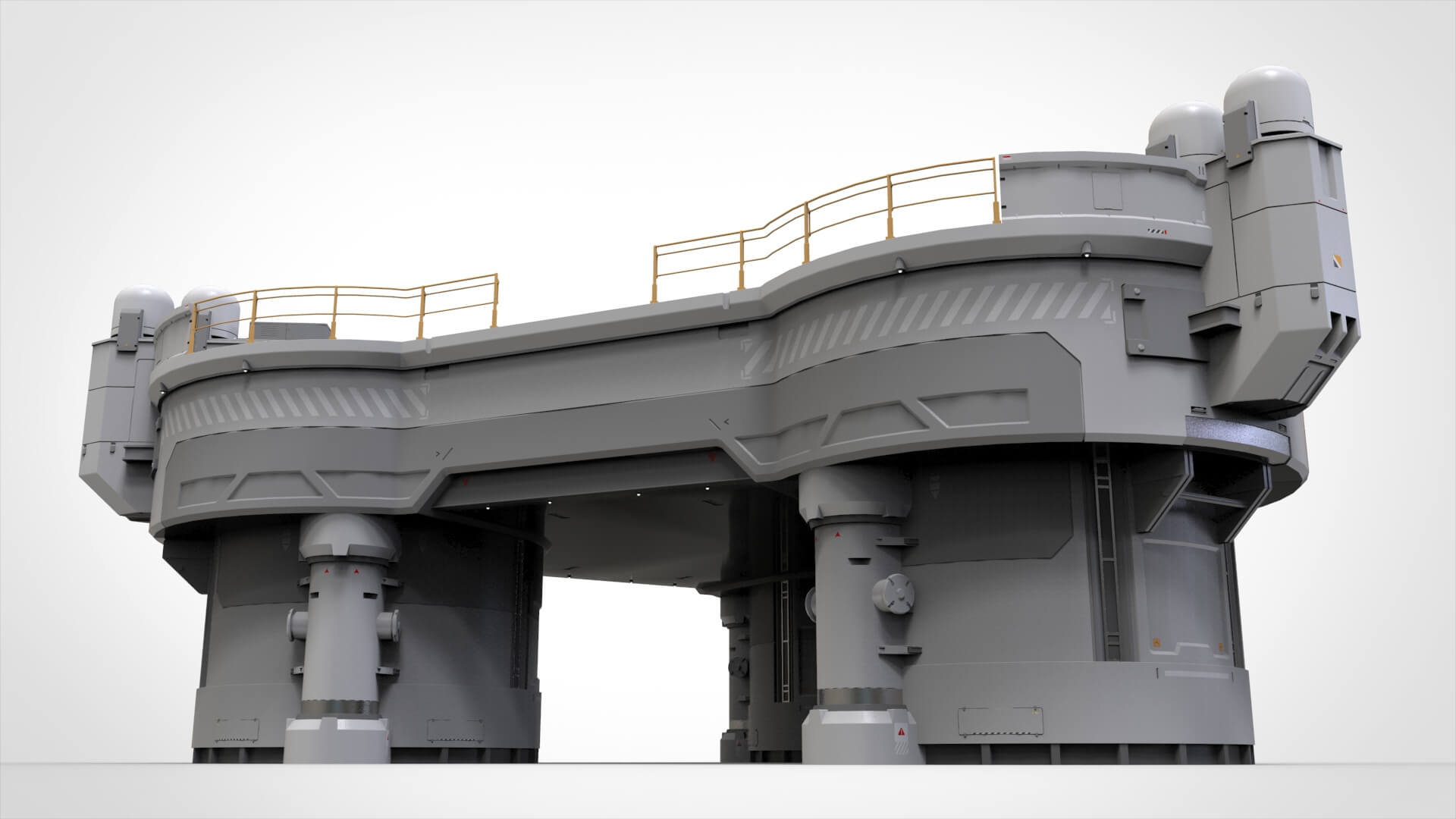 Sci-Fi Props 7 3D Model by Chtazi