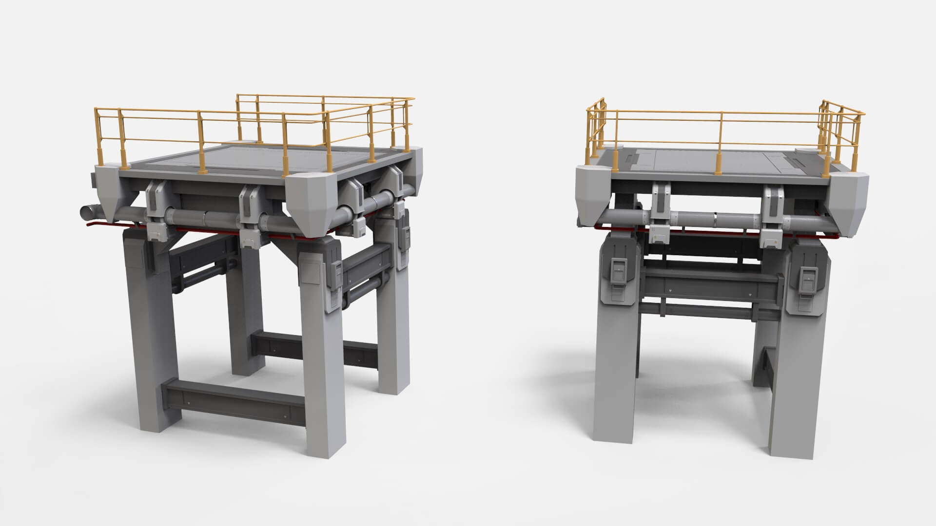 Sci-Fi Props 7 3D Model by Chtazi