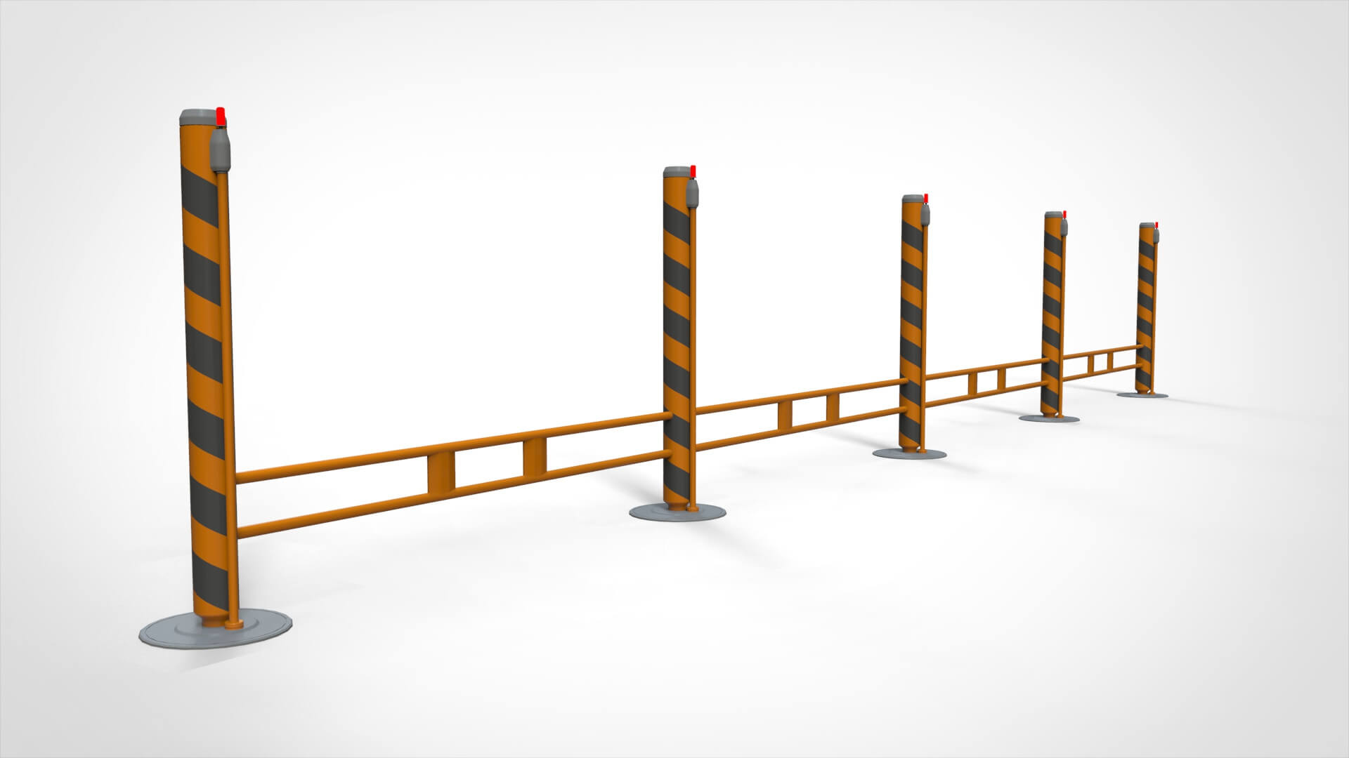 Sci-Fi Railing 1 3D Model by Chtazi