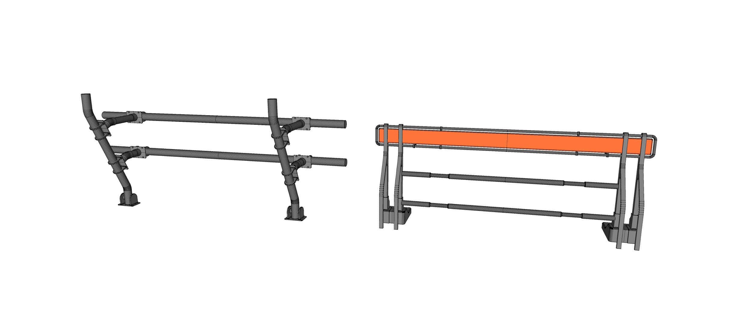 Sci-Fi Railing 2 3D Model by Chtazi