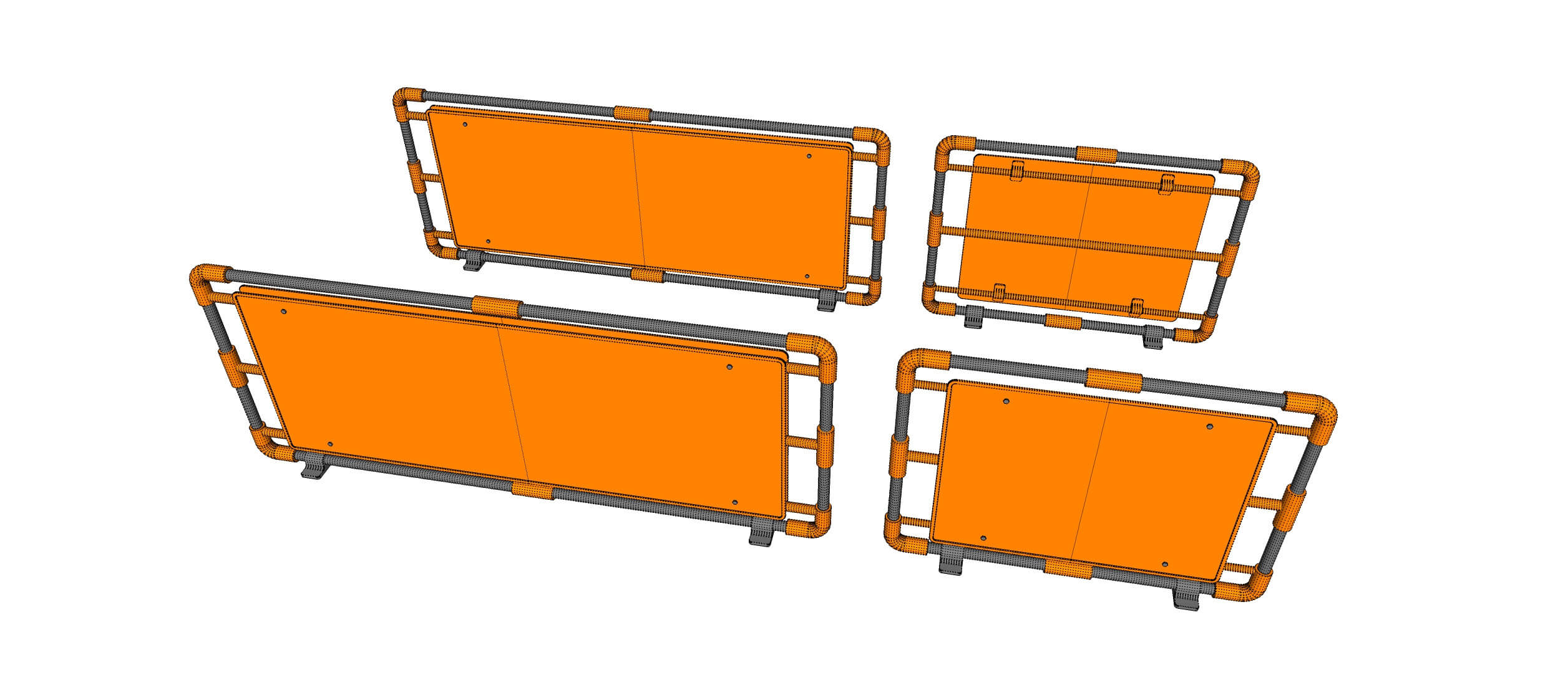 Sci-Fi Railing 2 3D Model by Chtazi