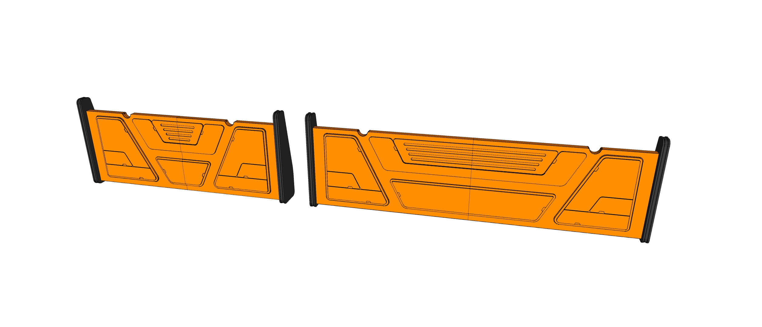 Sci-Fi Railing 2 3D Model by Chtazi