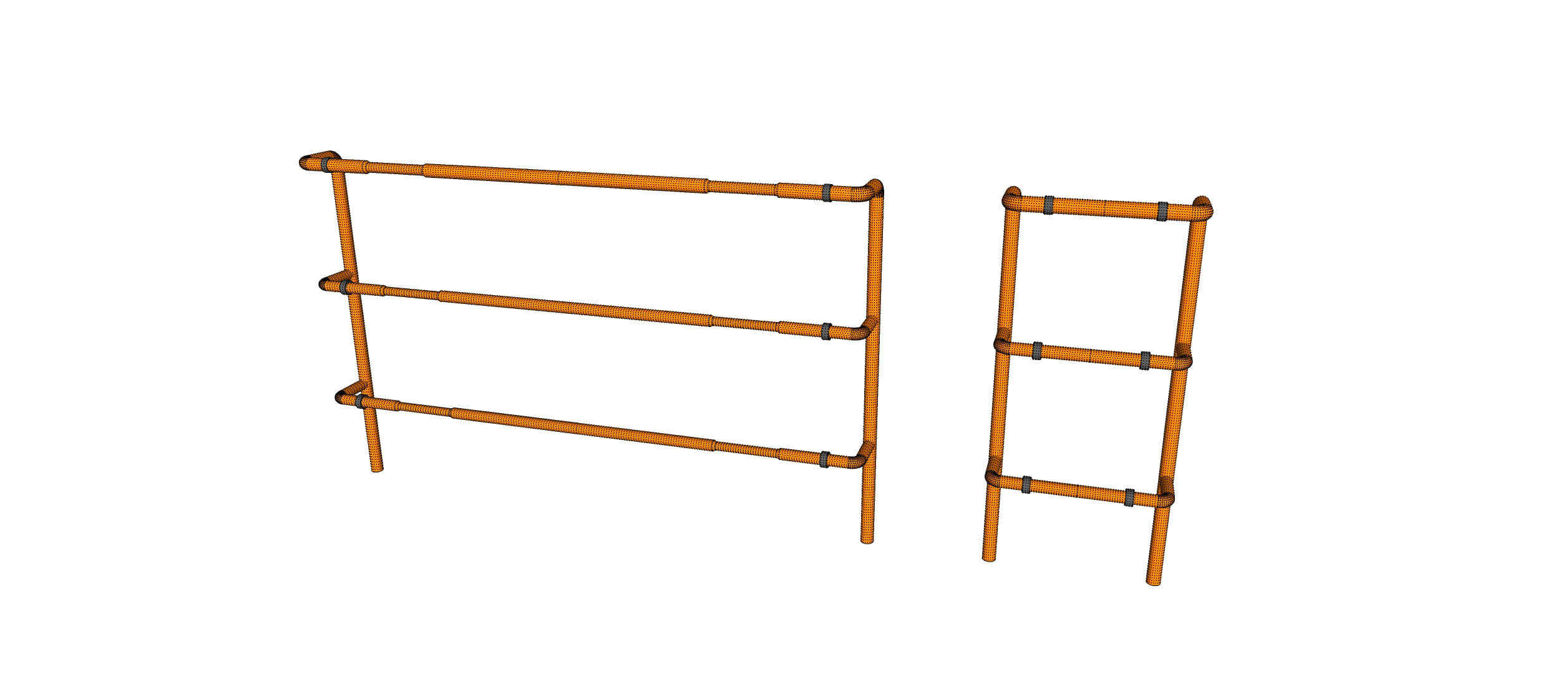 Sci-Fi Railing 2 3D Model by Chtazi