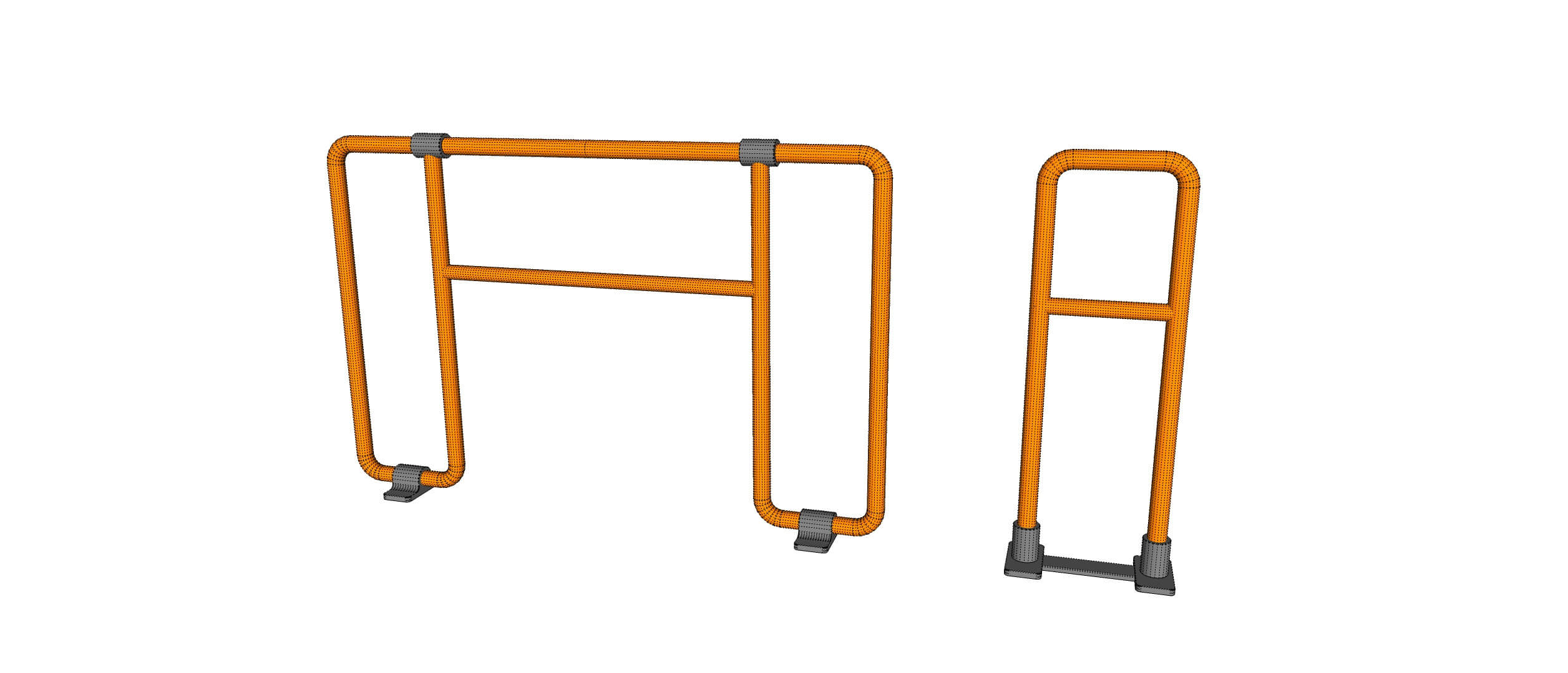 Sci-Fi Railing 2 3D Model by Chtazi