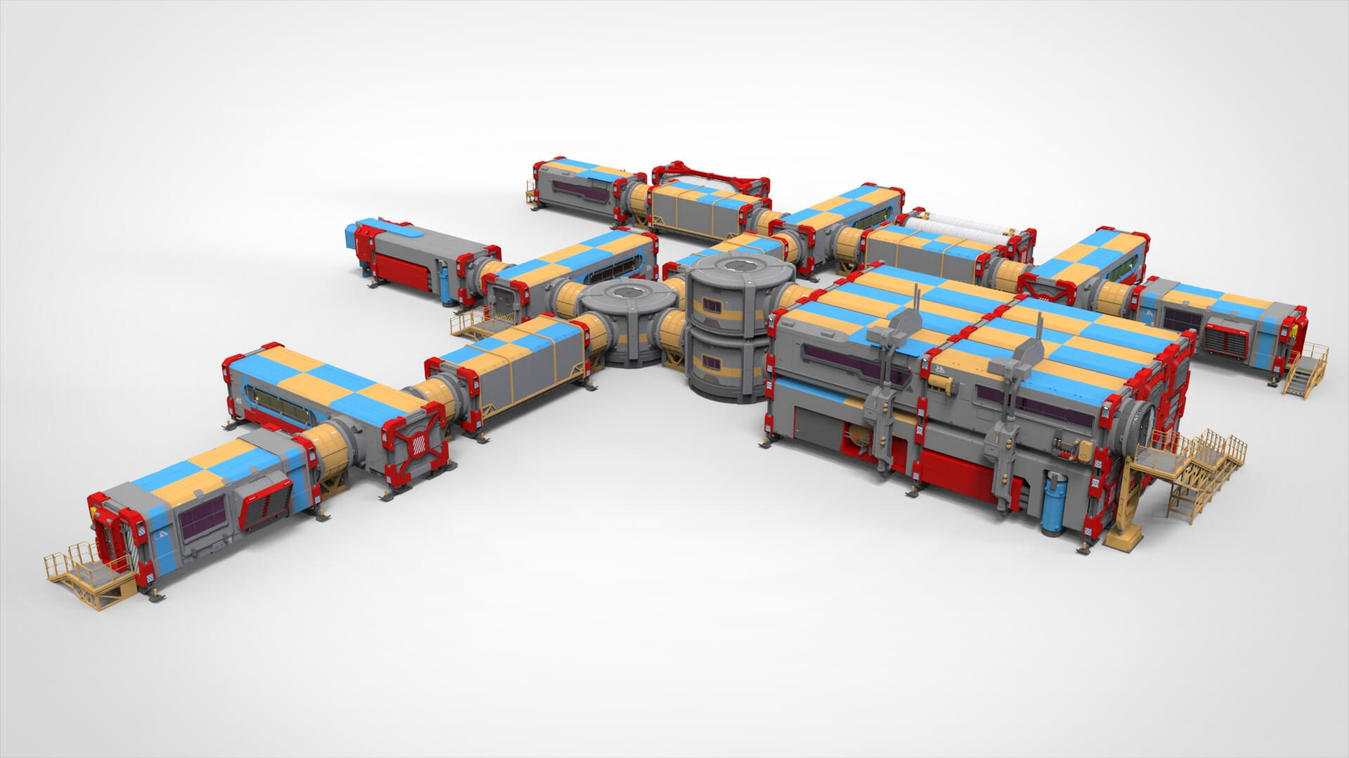 Sci-Fi Residential Module for Habitation 3D Model by Chtazi