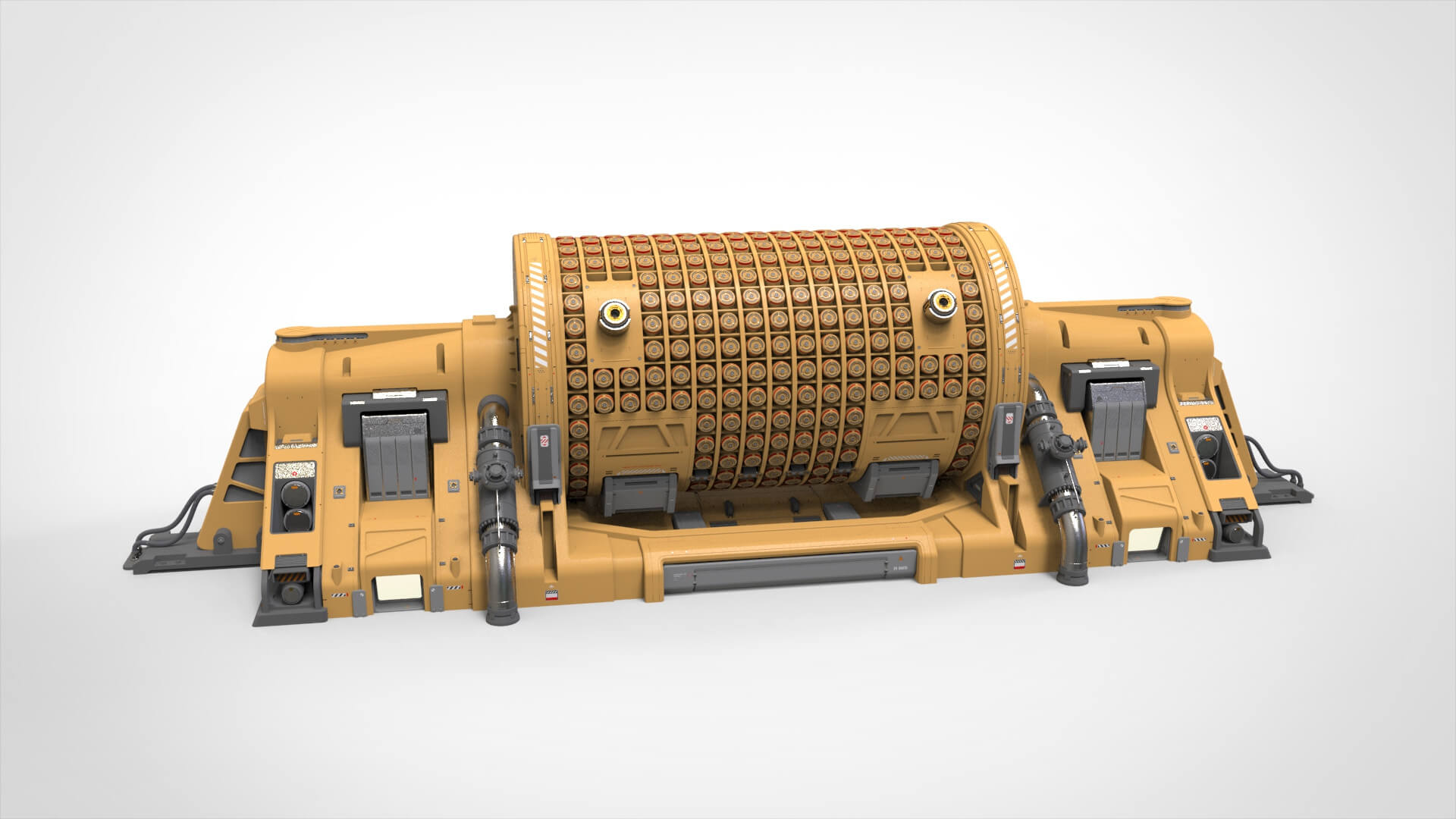 Sci-Fi Small Modular Reactor 3D Model by Chtazi