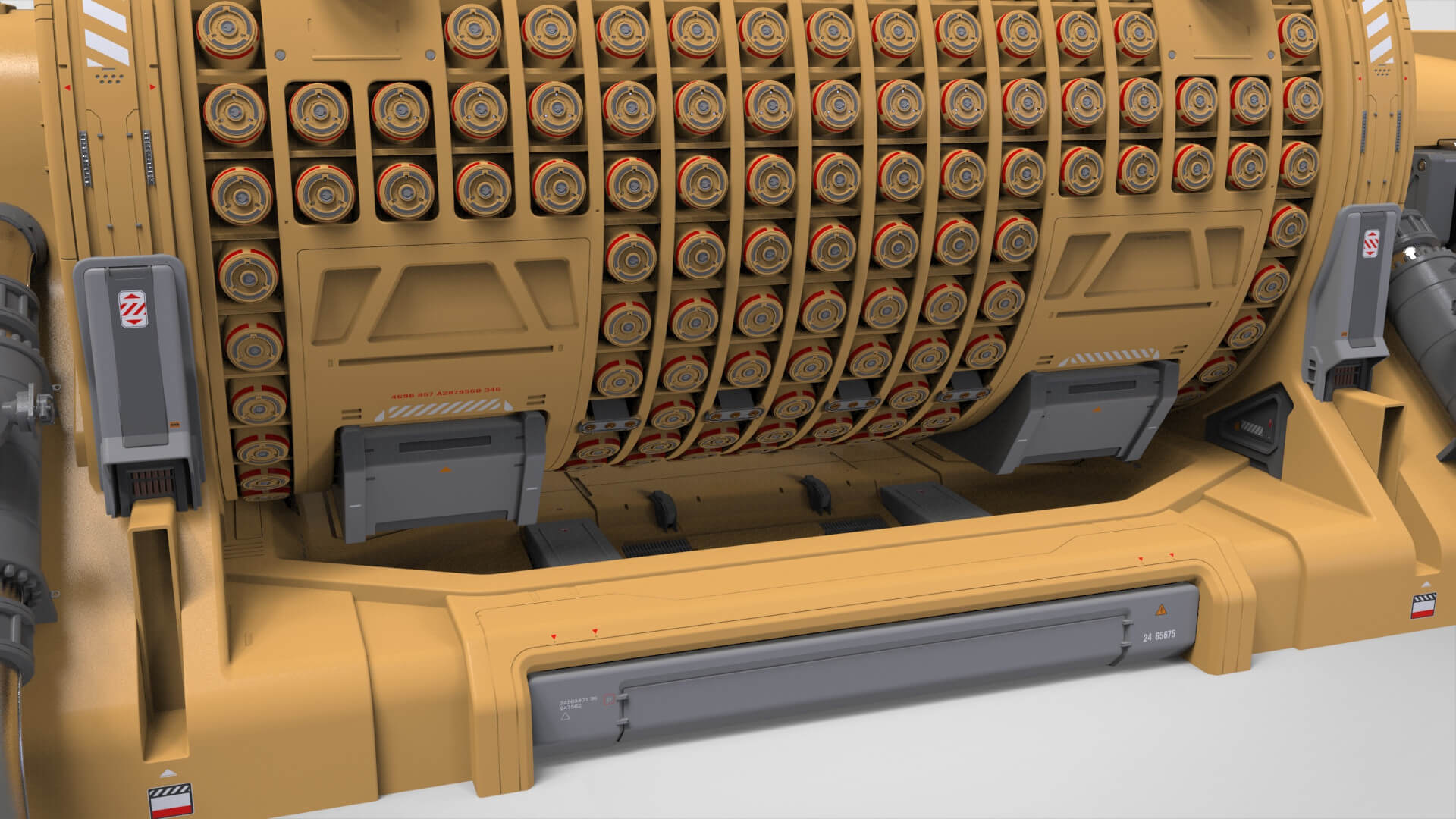 Sci-Fi Small Modular Reactor 3D Model by Chtazi