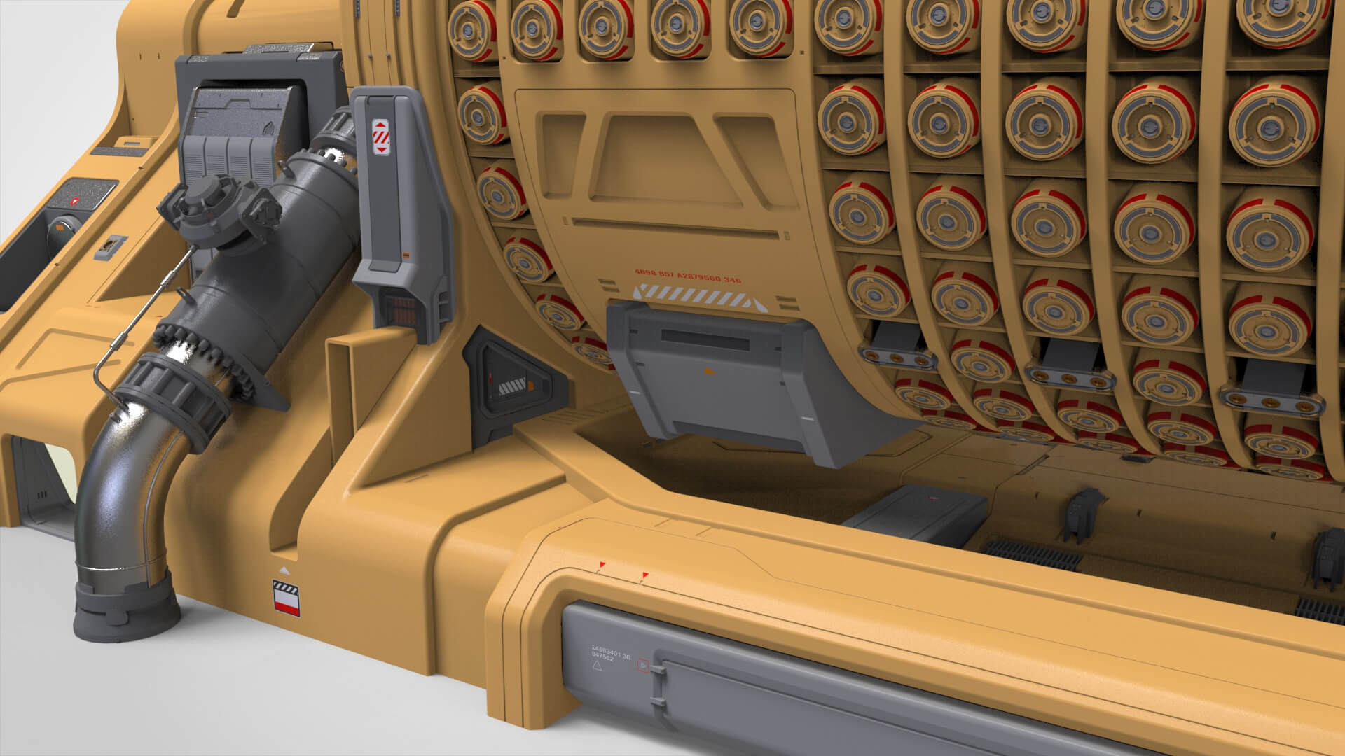 Sci-Fi Small Modular Reactor 3D Model by Chtazi