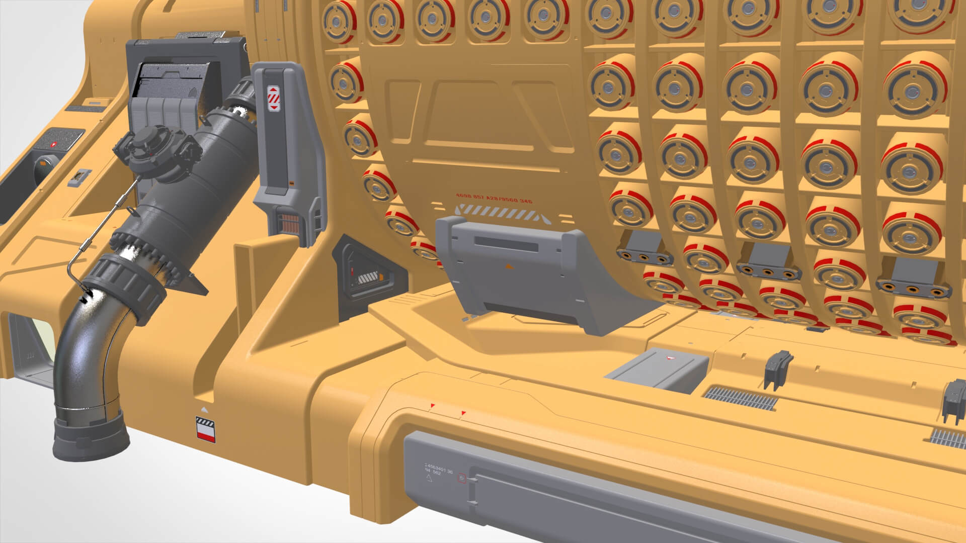 Sci-Fi Small Modular Reactor 3D Model by Chtazi