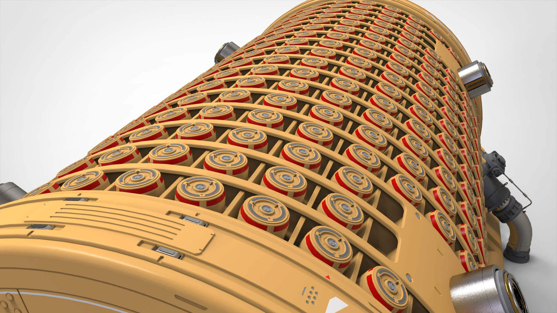 Sci-Fi Small Modular Reactor 3D Model by Chtazi