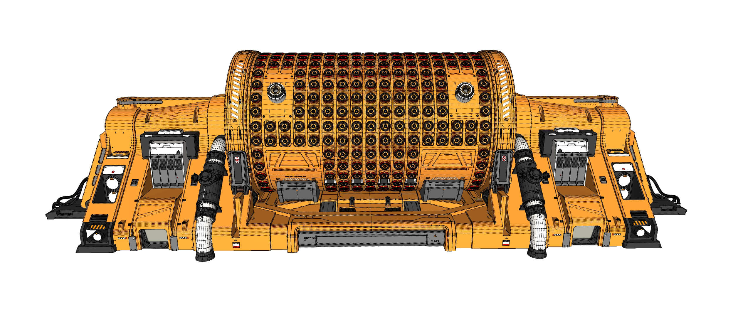 Sci-Fi Small Modular Reactor 3D Model by Chtazi