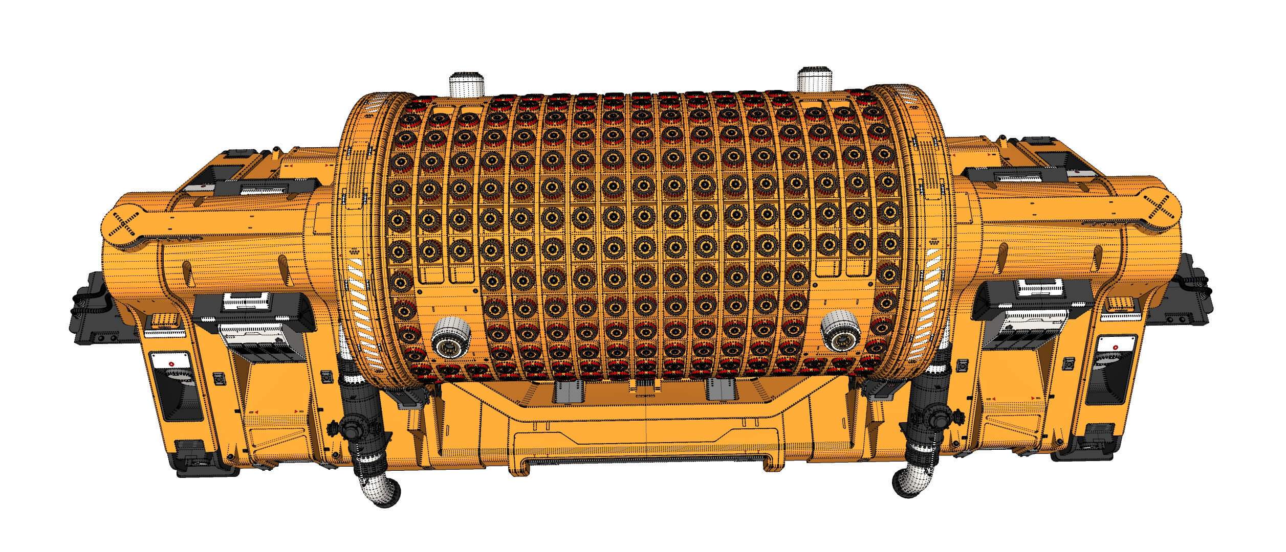 Sci-Fi Small Modular Reactor 3D Model by Chtazi