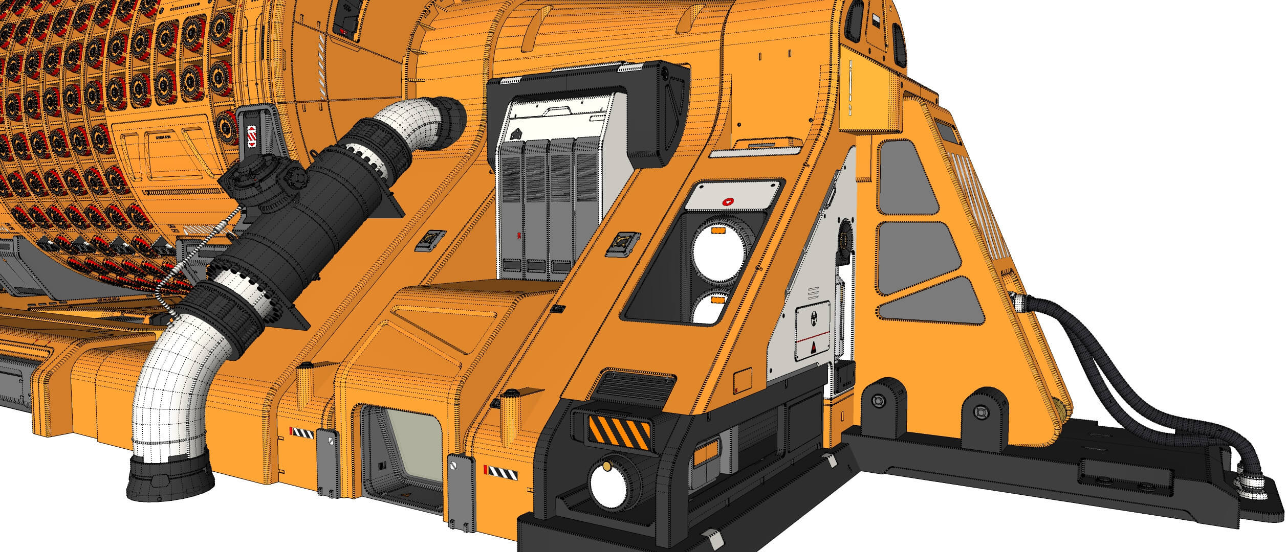 Sci-Fi Small Modular Reactor 3D Model by Chtazi