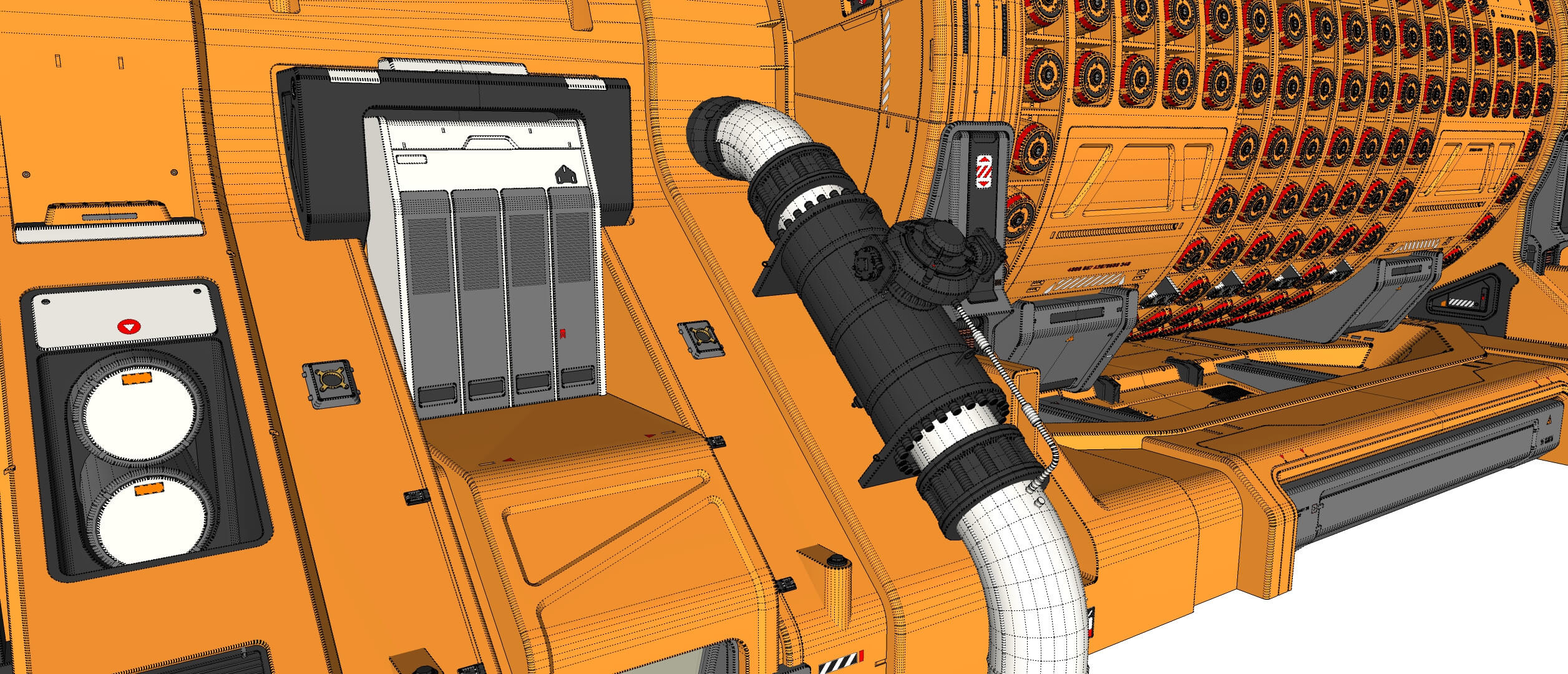 Sci-Fi Small Modular Reactor 3D Model by Chtazi