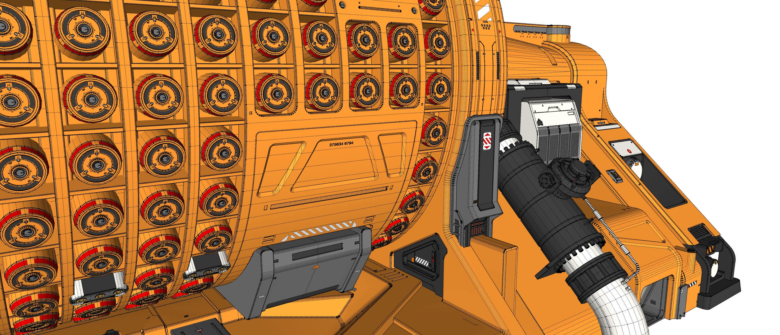 Sci-Fi Small Modular Reactor 3D Model by Chtazi