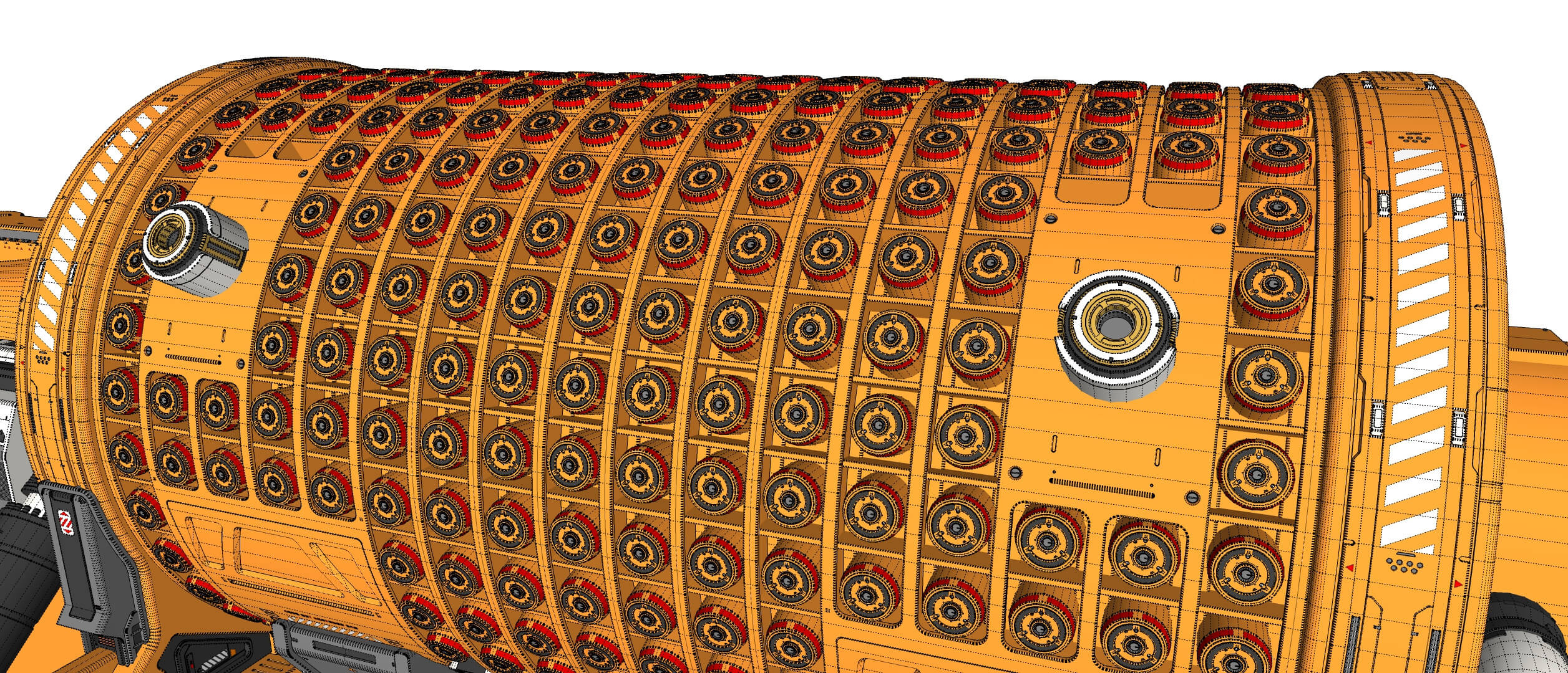 Sci-Fi Small Modular Reactor 3D Model by Chtazi