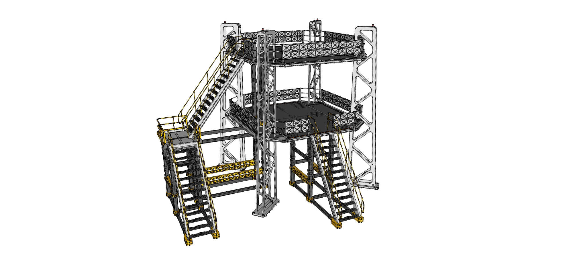 Sci-Fi Stairs 2 3D Model by Chtazi