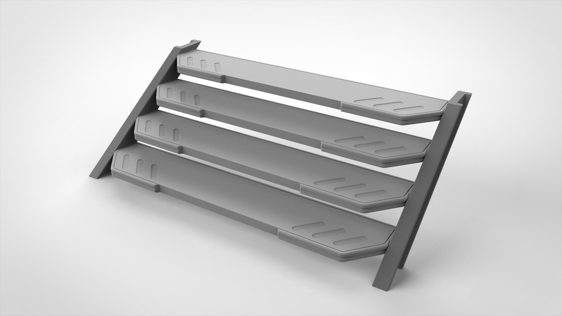 Sci-Fi Stairs 3 3D Model by Chtazi