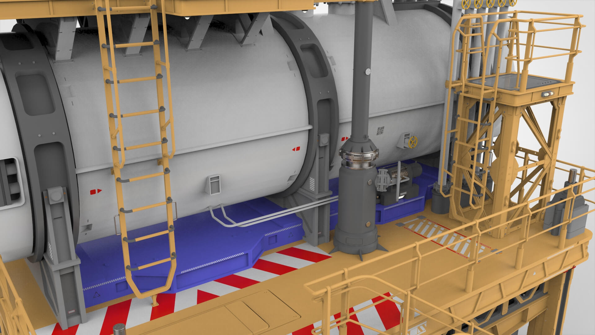 Sci-Fi Storage Tank 3 3D Model by Chtazi