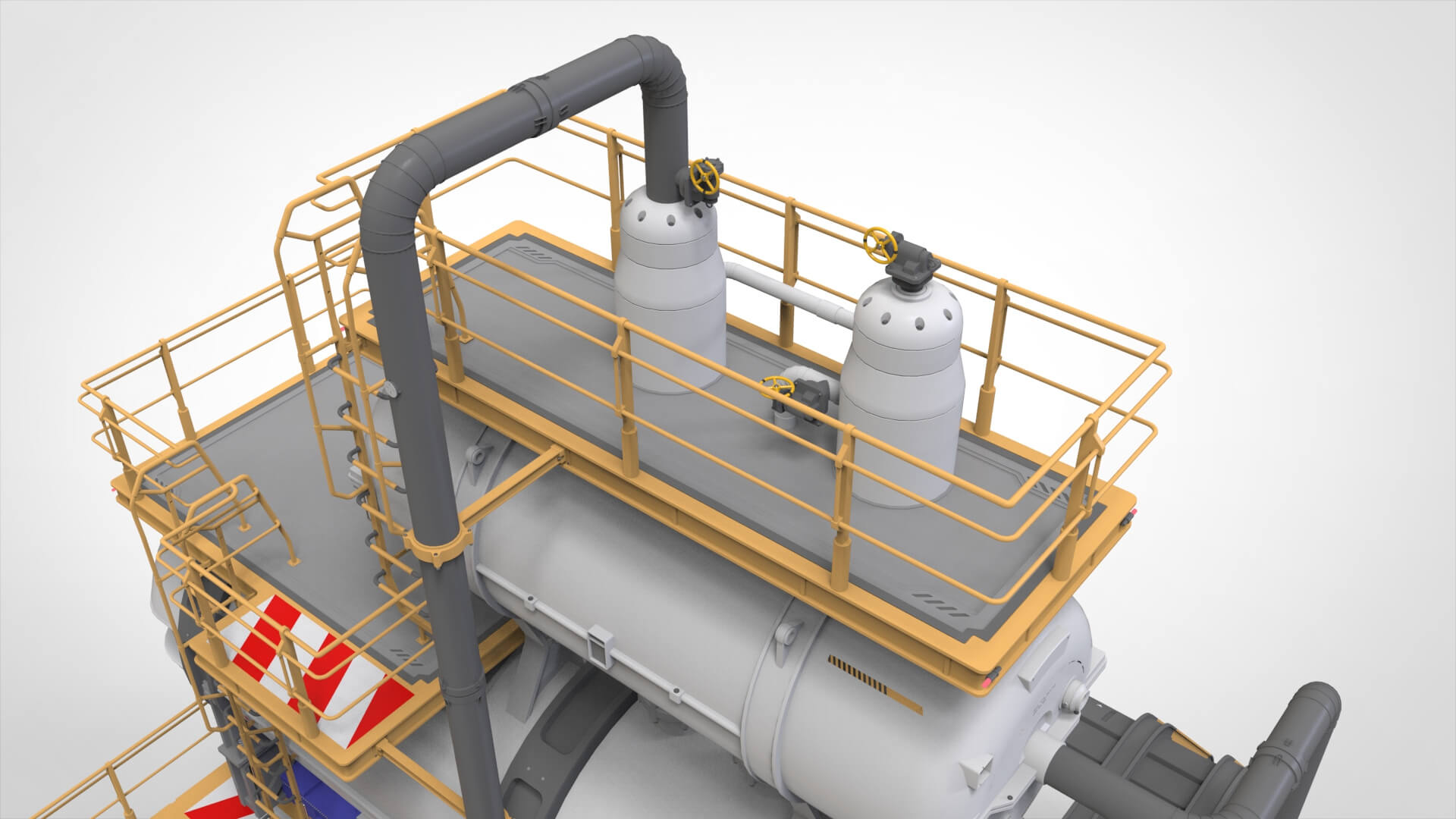 Sci-Fi Storage Tank 3 3D Model by Chtazi