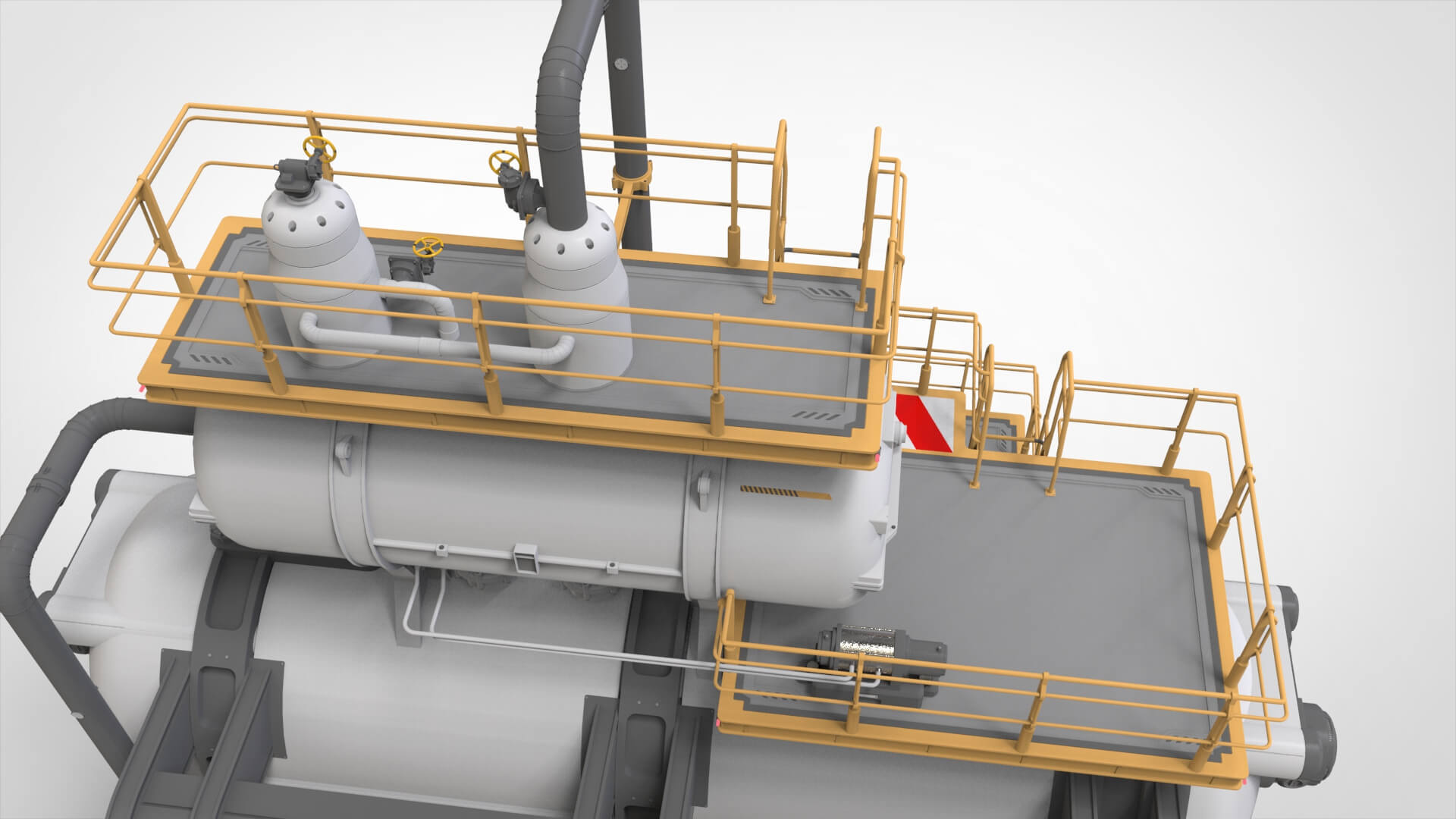 Sci-Fi Storage Tank 3 3D Model by Chtazi