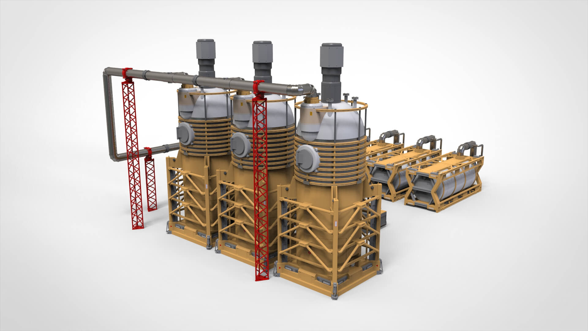 Sci-Fi Storage Tank 4 3D Model by Chtazi