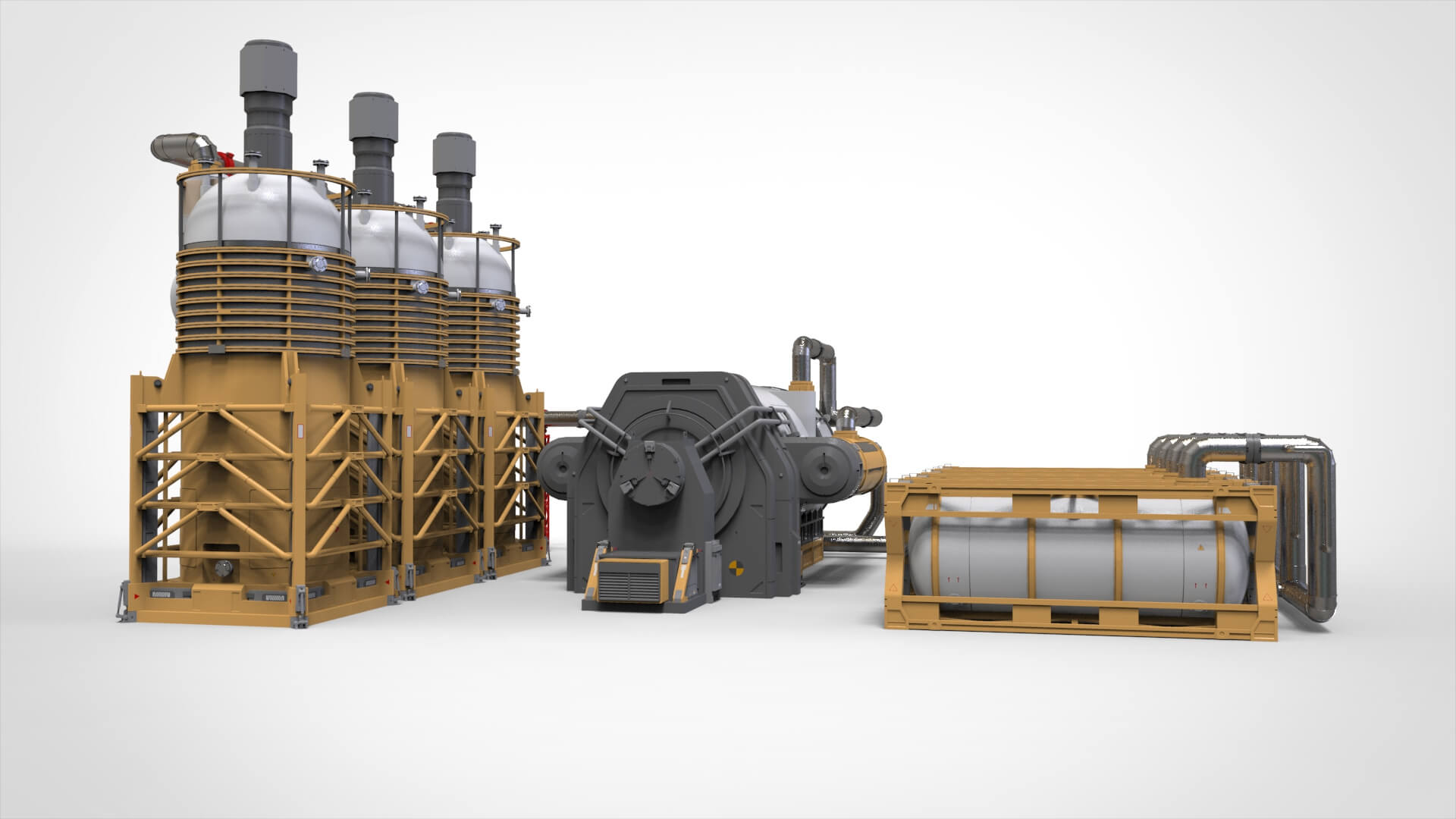 Sci-Fi Storage Tank 4 3D Model by Chtazi