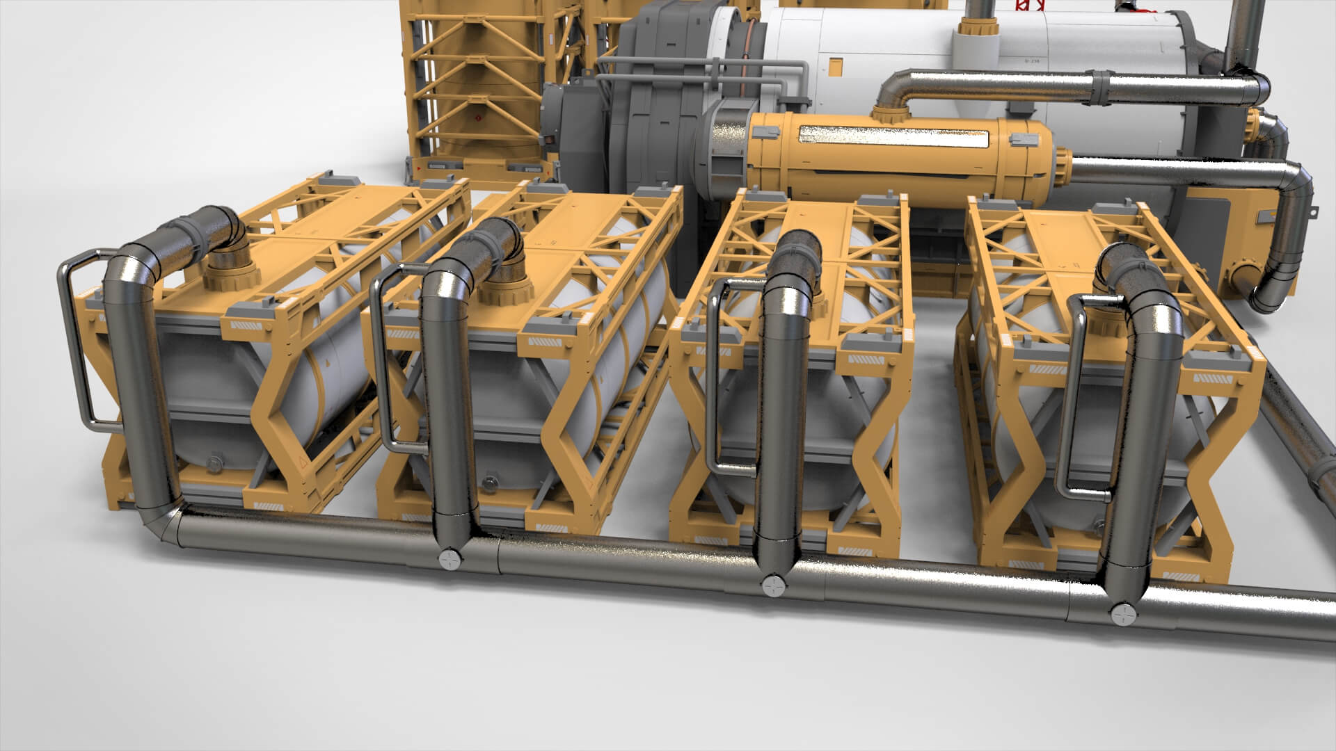 Sci-Fi Storage Tank 4 3D Model by Chtazi