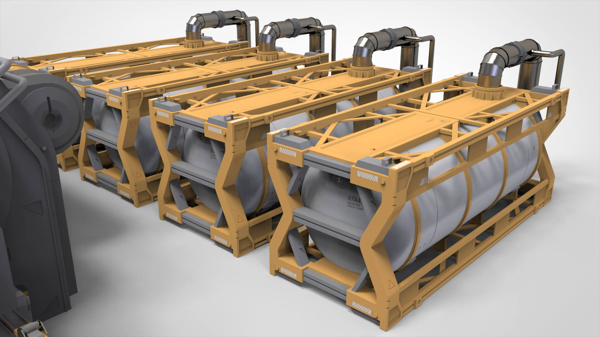 Sci-Fi Storage Tank 4 3D Model by Chtazi