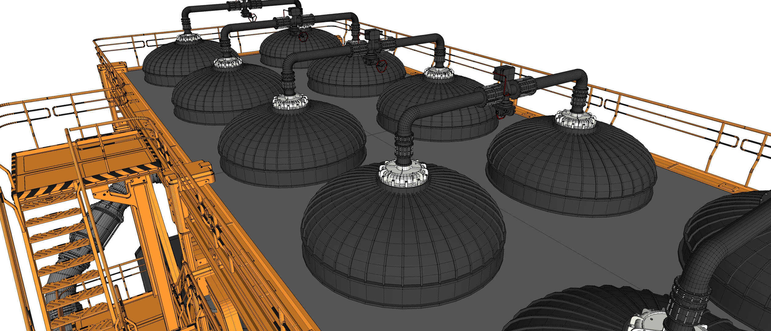 Sci-Fi Storage Tank 3D Model by Chtazi