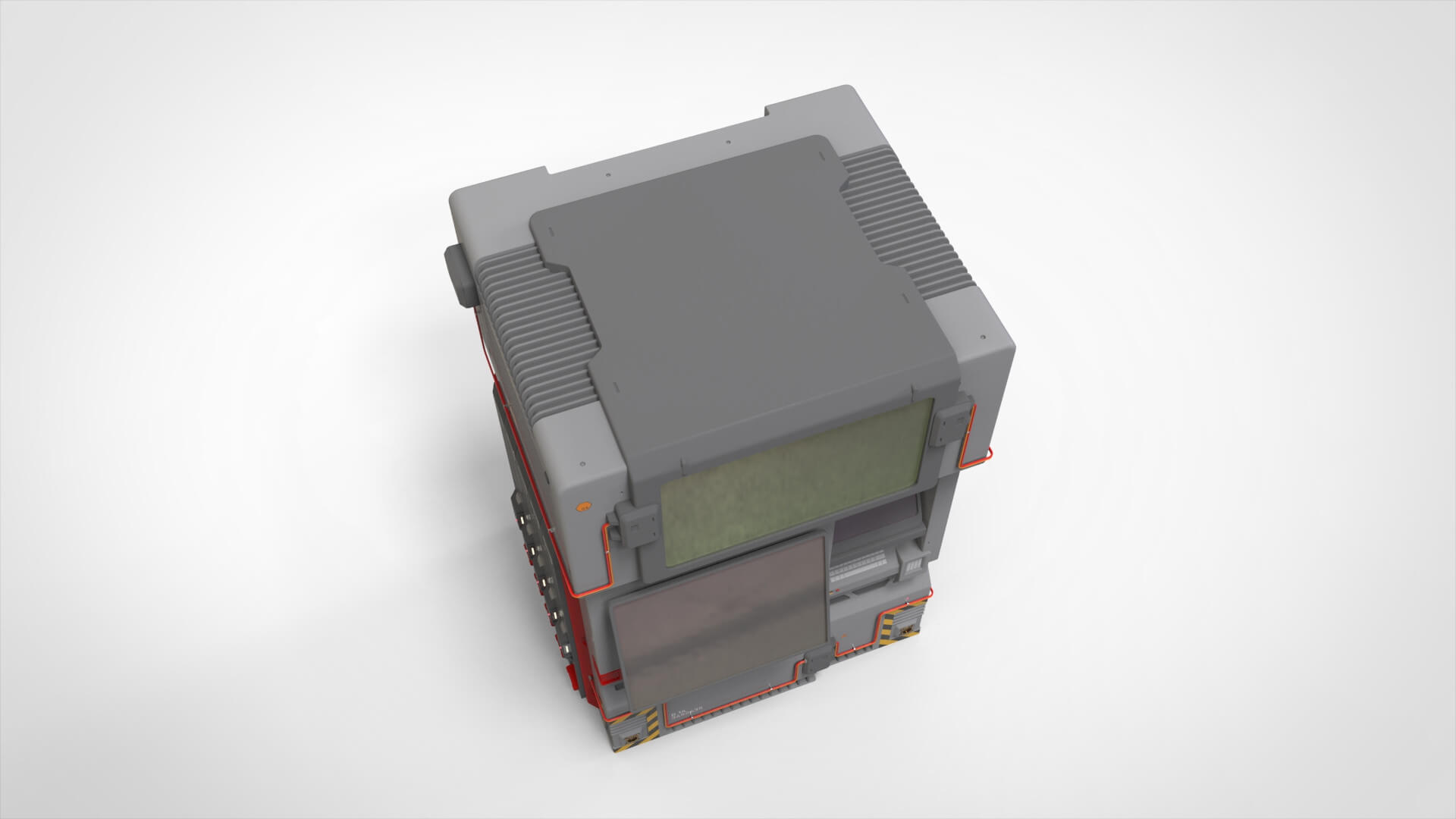 Sci-Fi Terminal Collection 2 3D Model by Chtazi