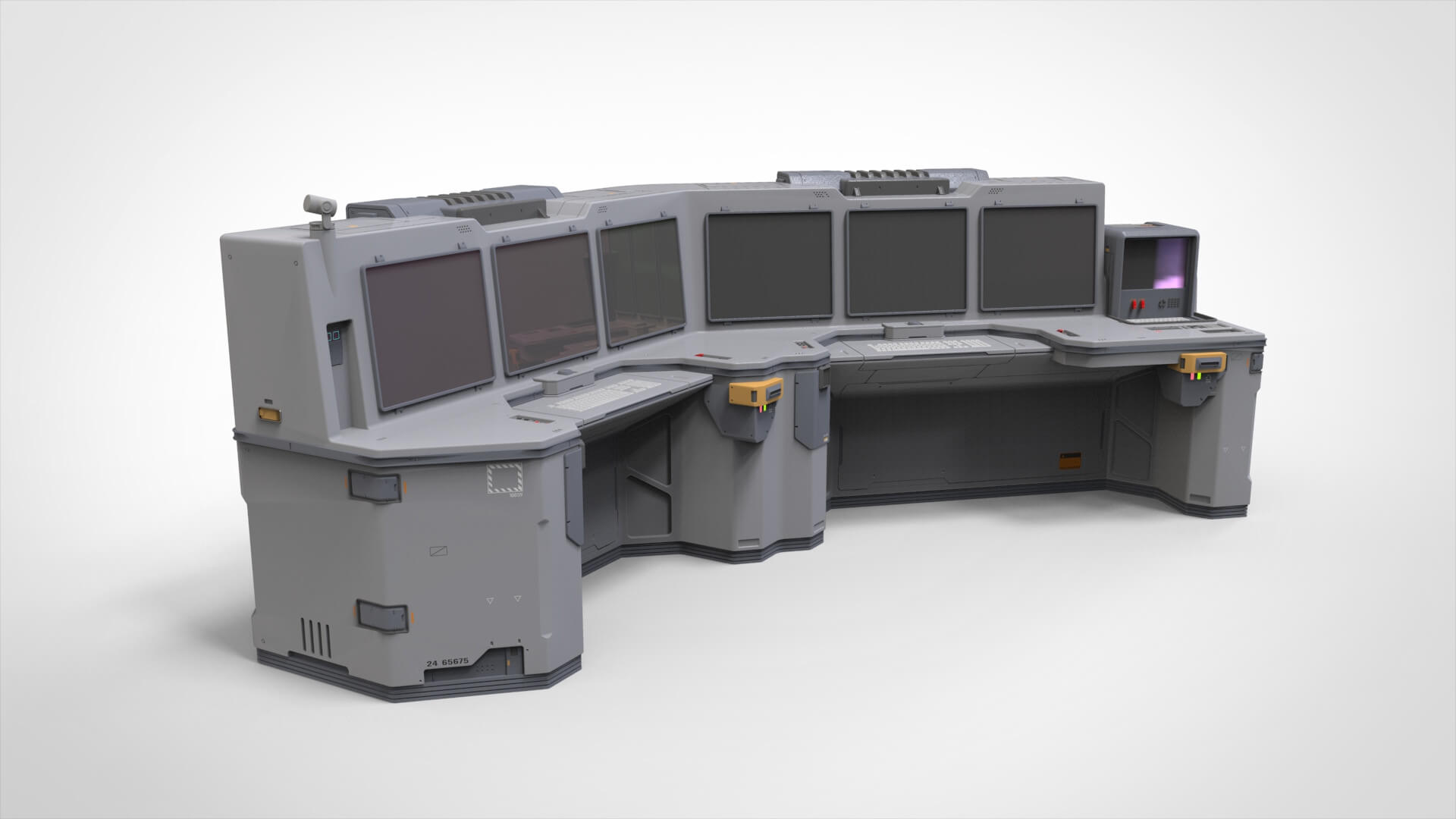 Sci-Fi Terminal Collection 2 3D Model by Chtazi